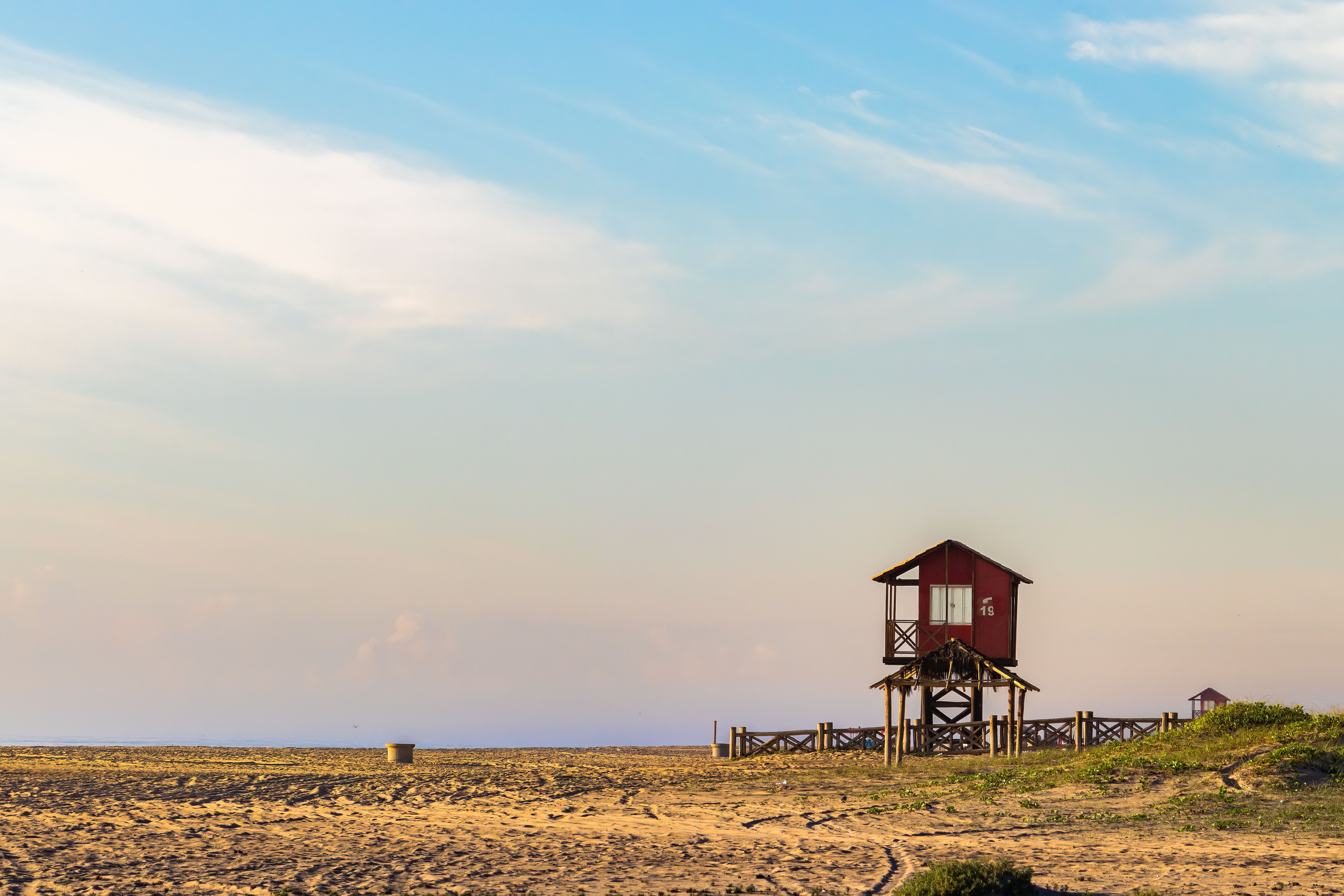 Wooden Baywatch Tower · Free Stock Photo