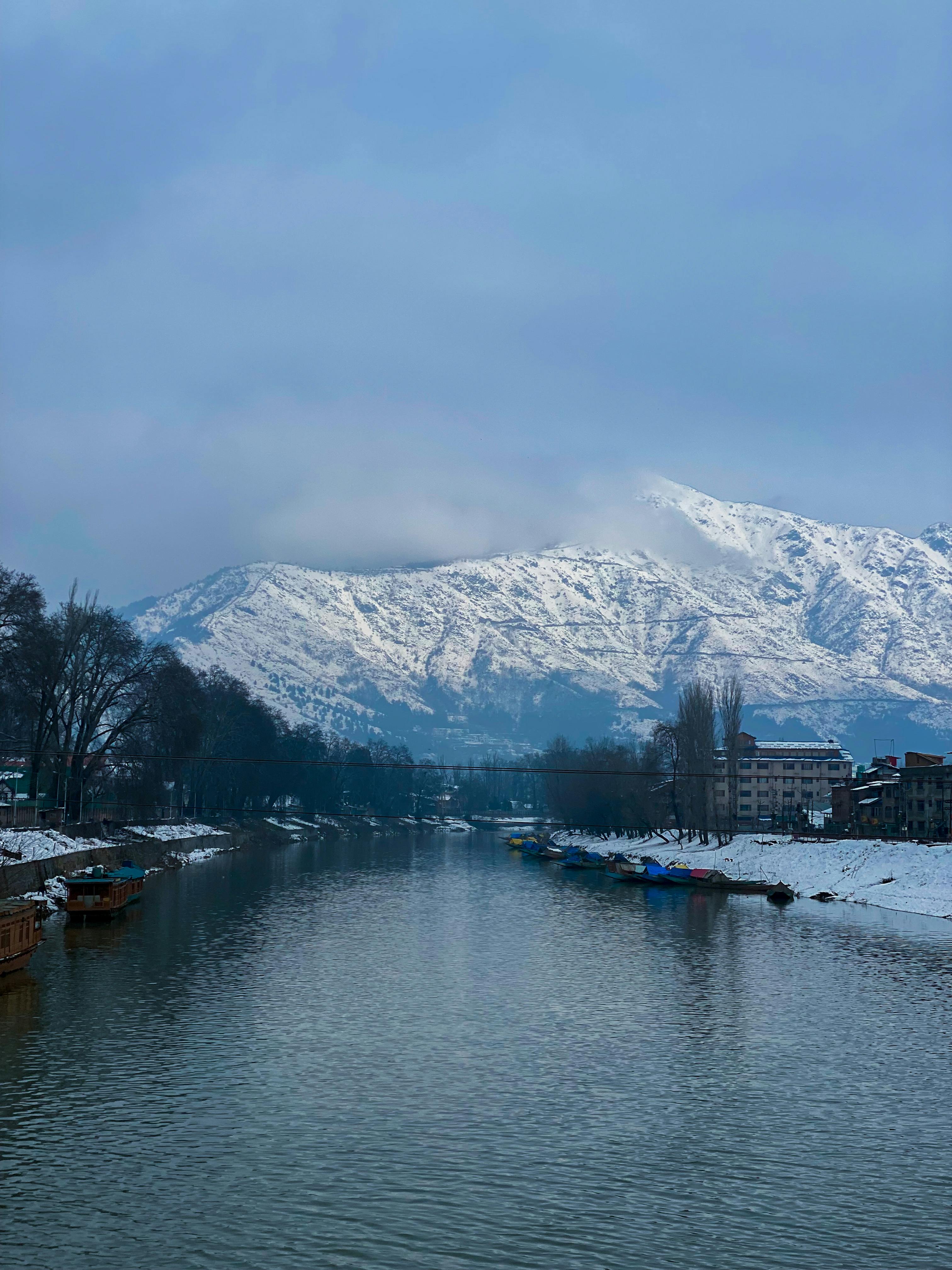 Mountain Peak and Town · Free Stock Photo