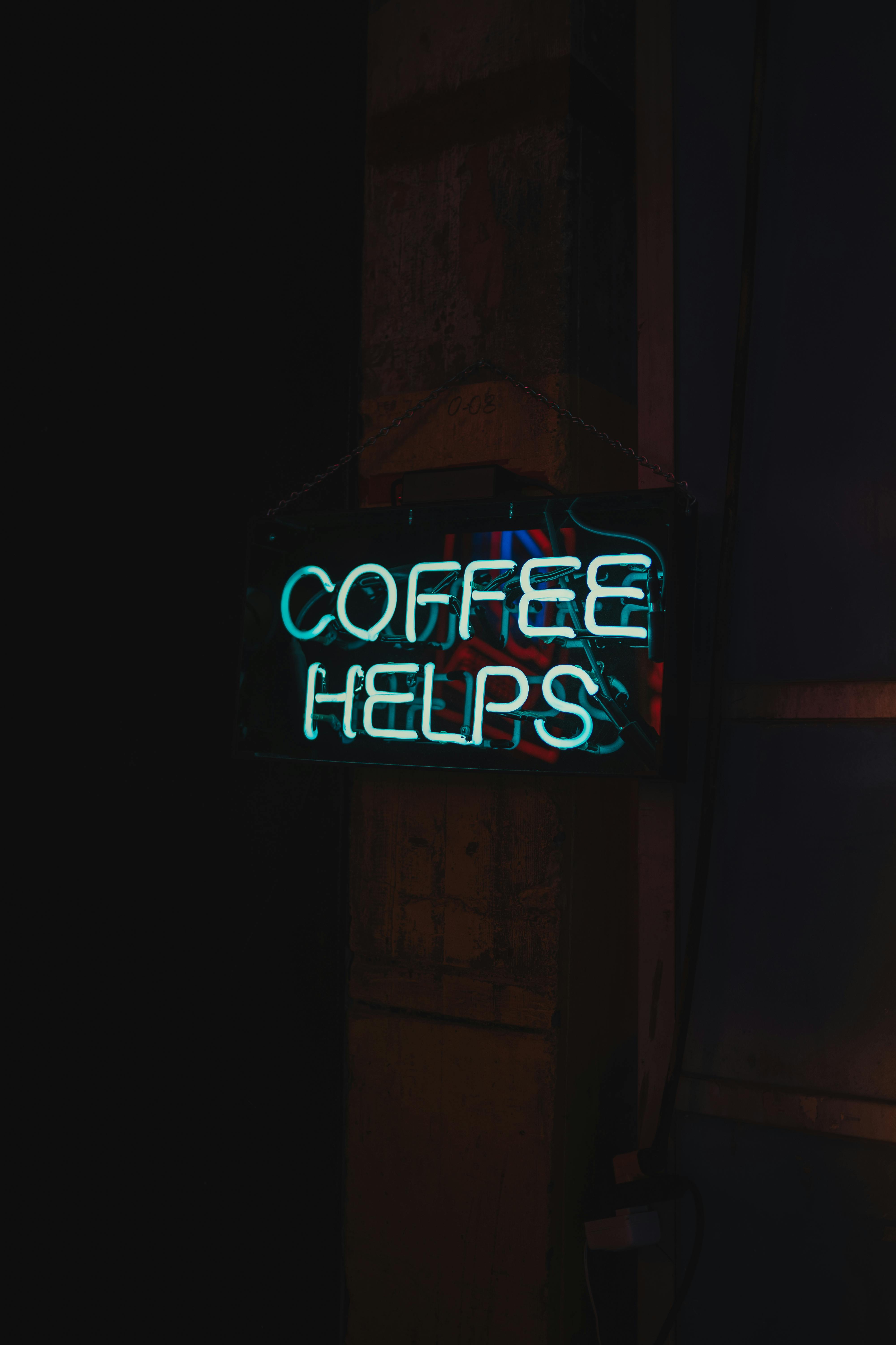 Illuminated Neon Sign on the Wall · Free Stock Photo