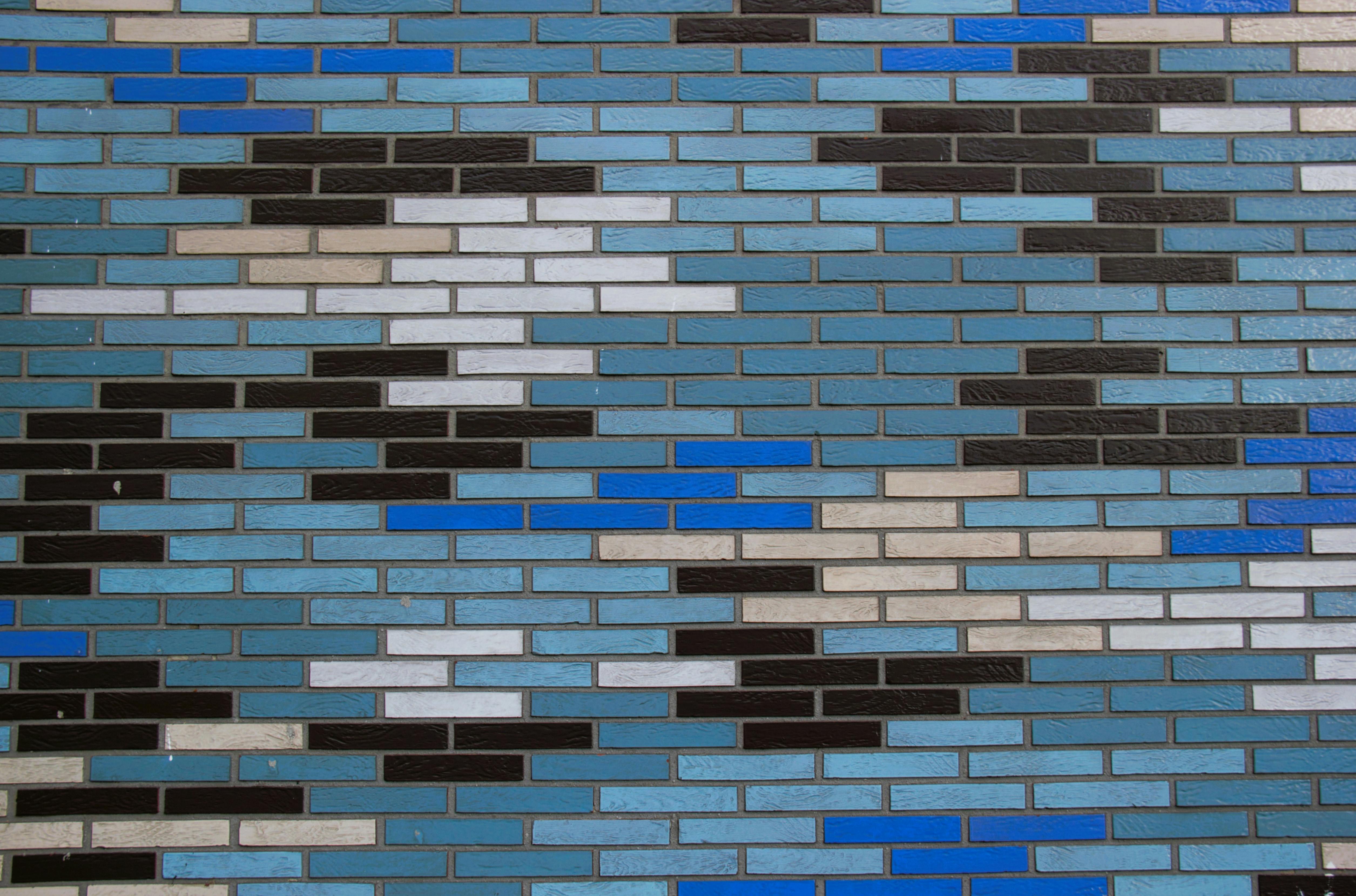 Bricks Design of a Concrete Wall · Free Stock Photo