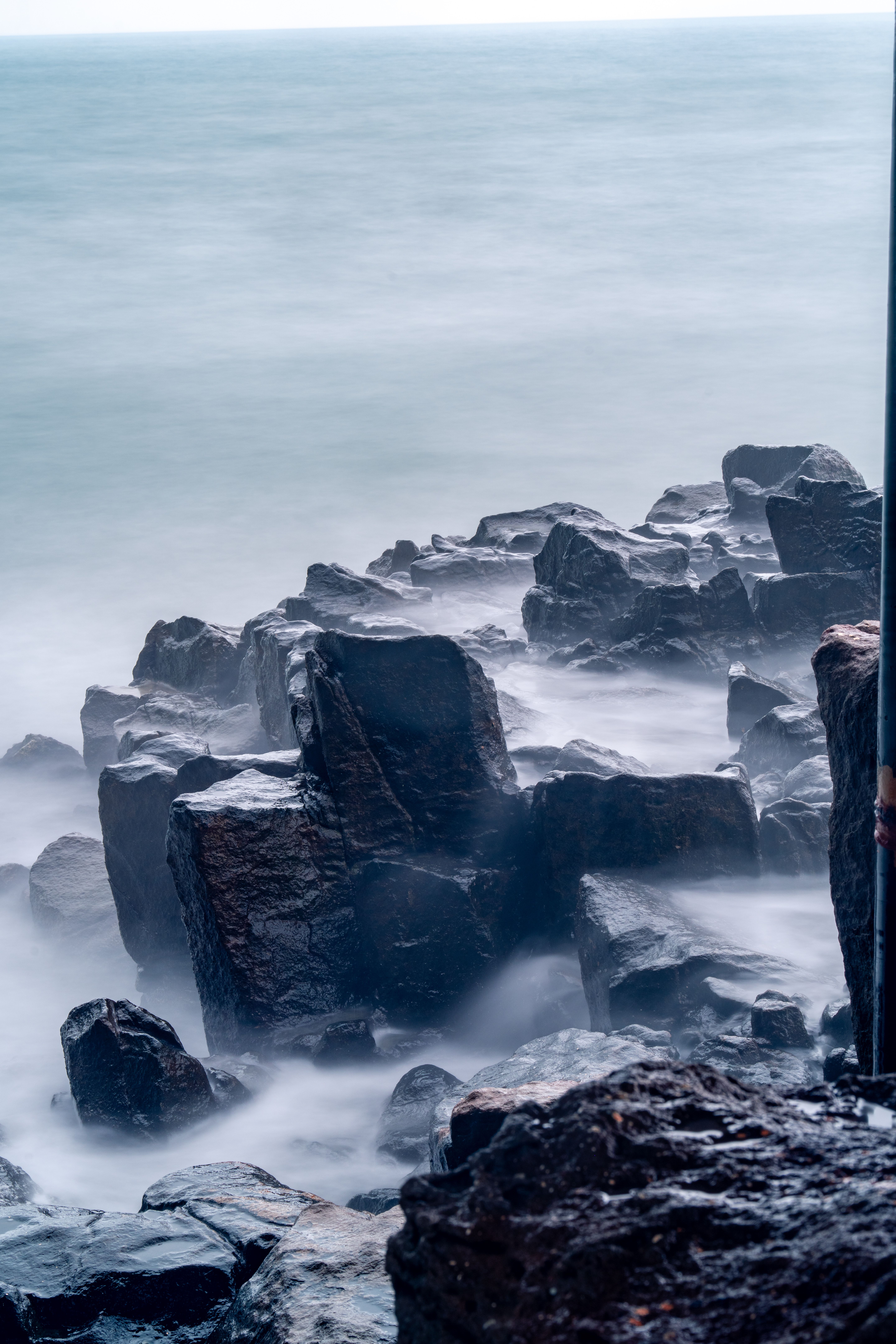 Fog on a Rock Formation · Free Stock Photo