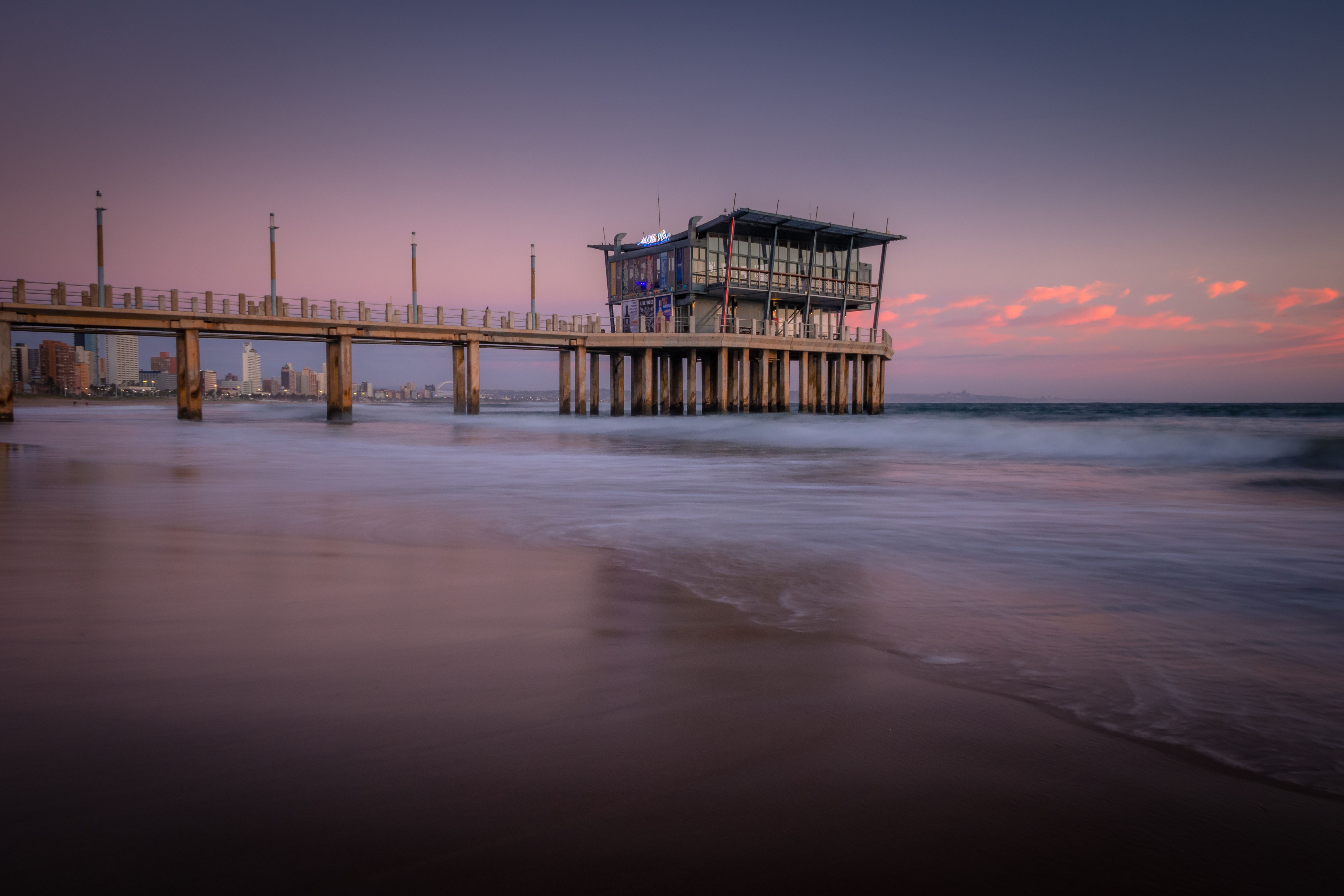Dark Green Sea Water Wooden Pier · Free Stock Photo