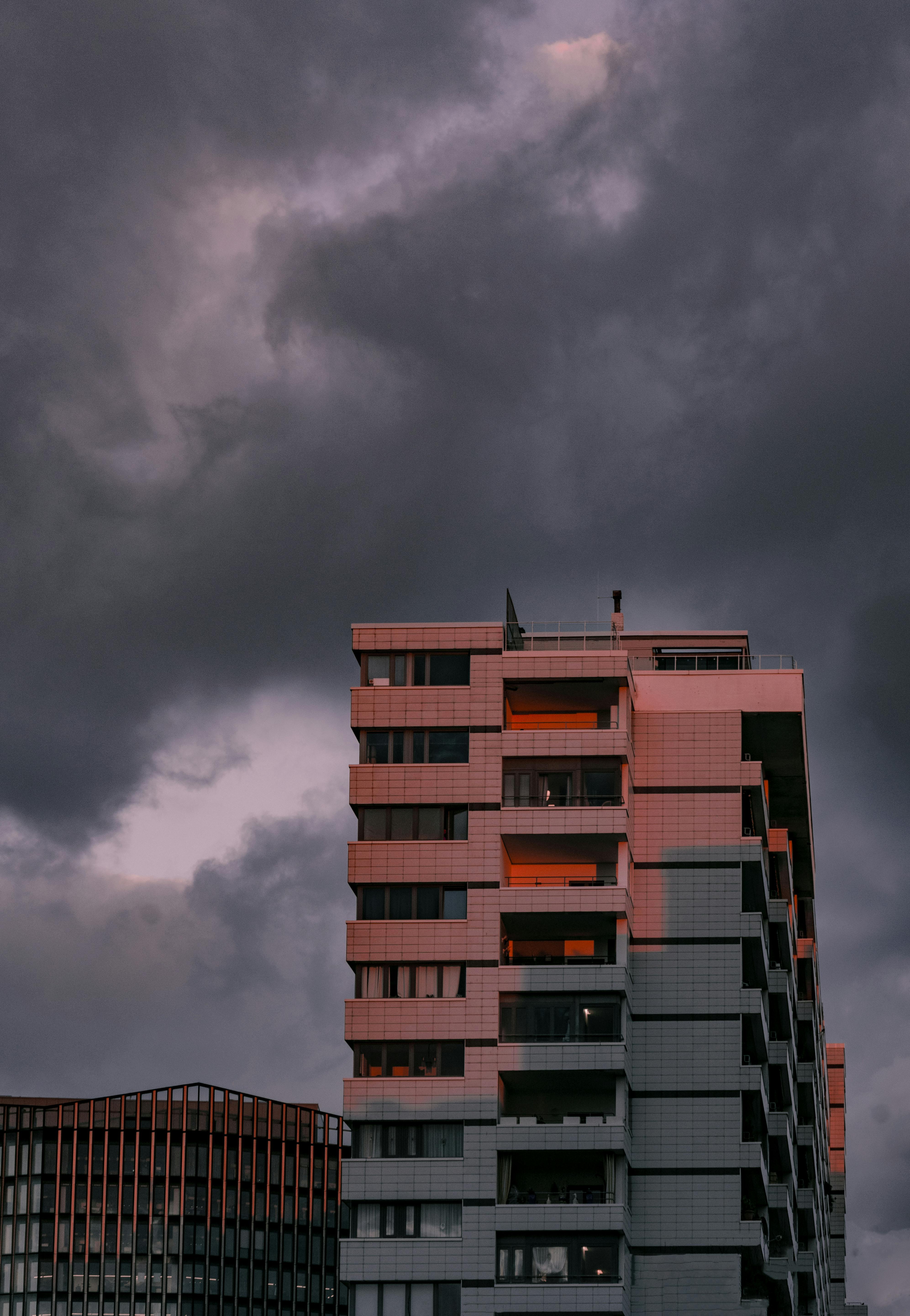 Aerial View of City during Cloudy Sky · Free Stock Photo