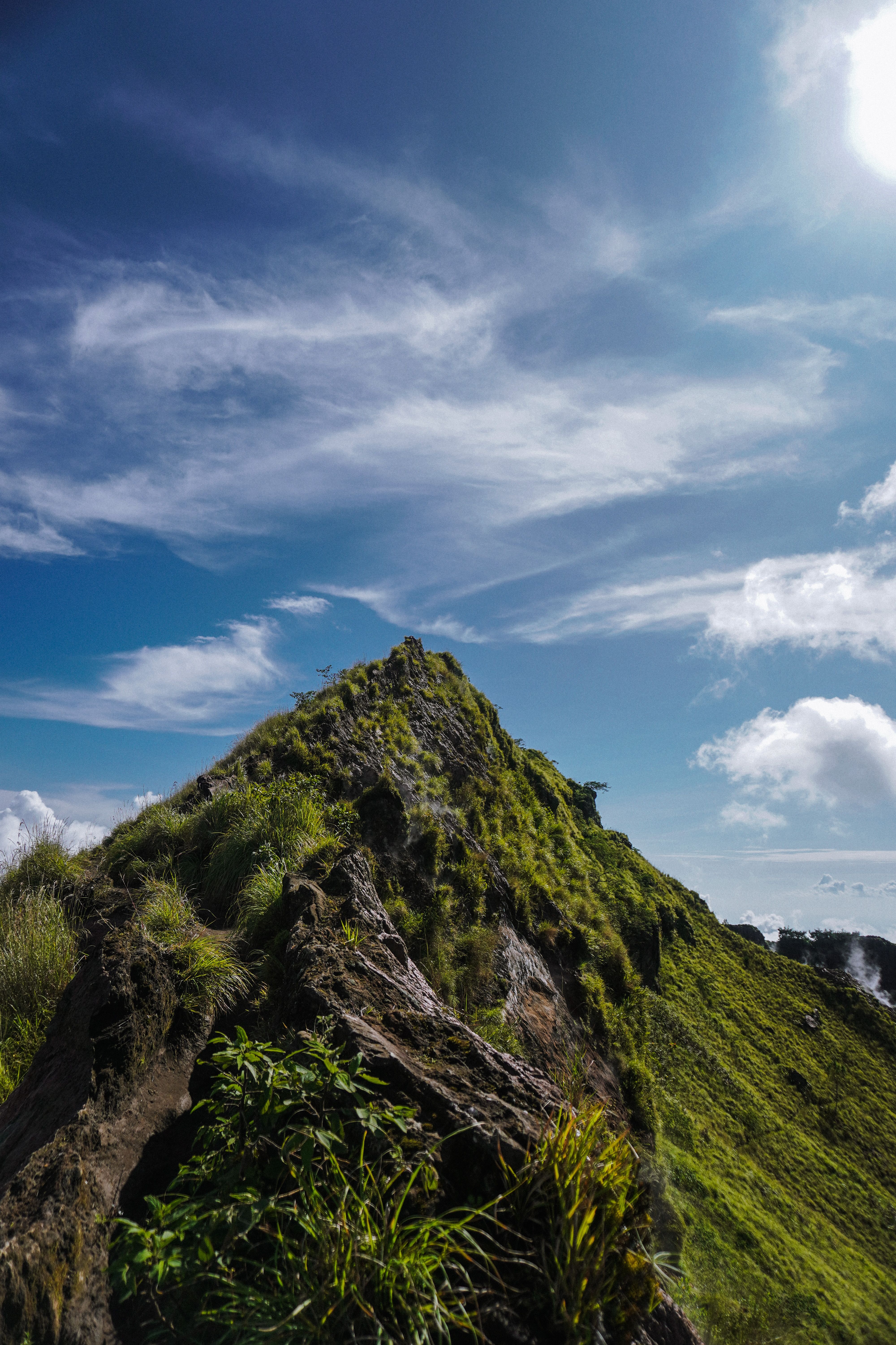 Low-angle Photography of Mountain · Free Stock Photo