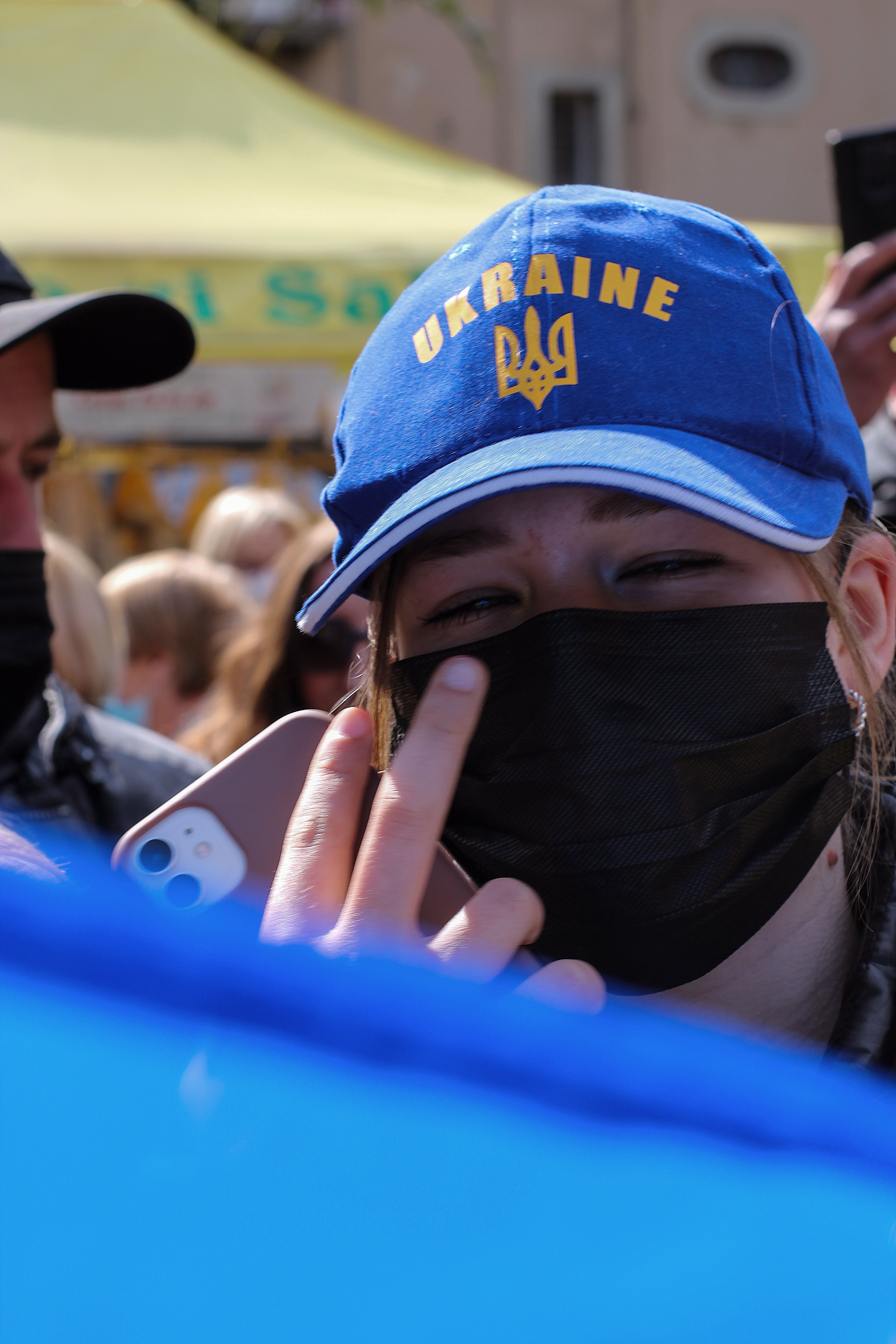 A Woman Wearing Blue Cap · Free Stock Photo