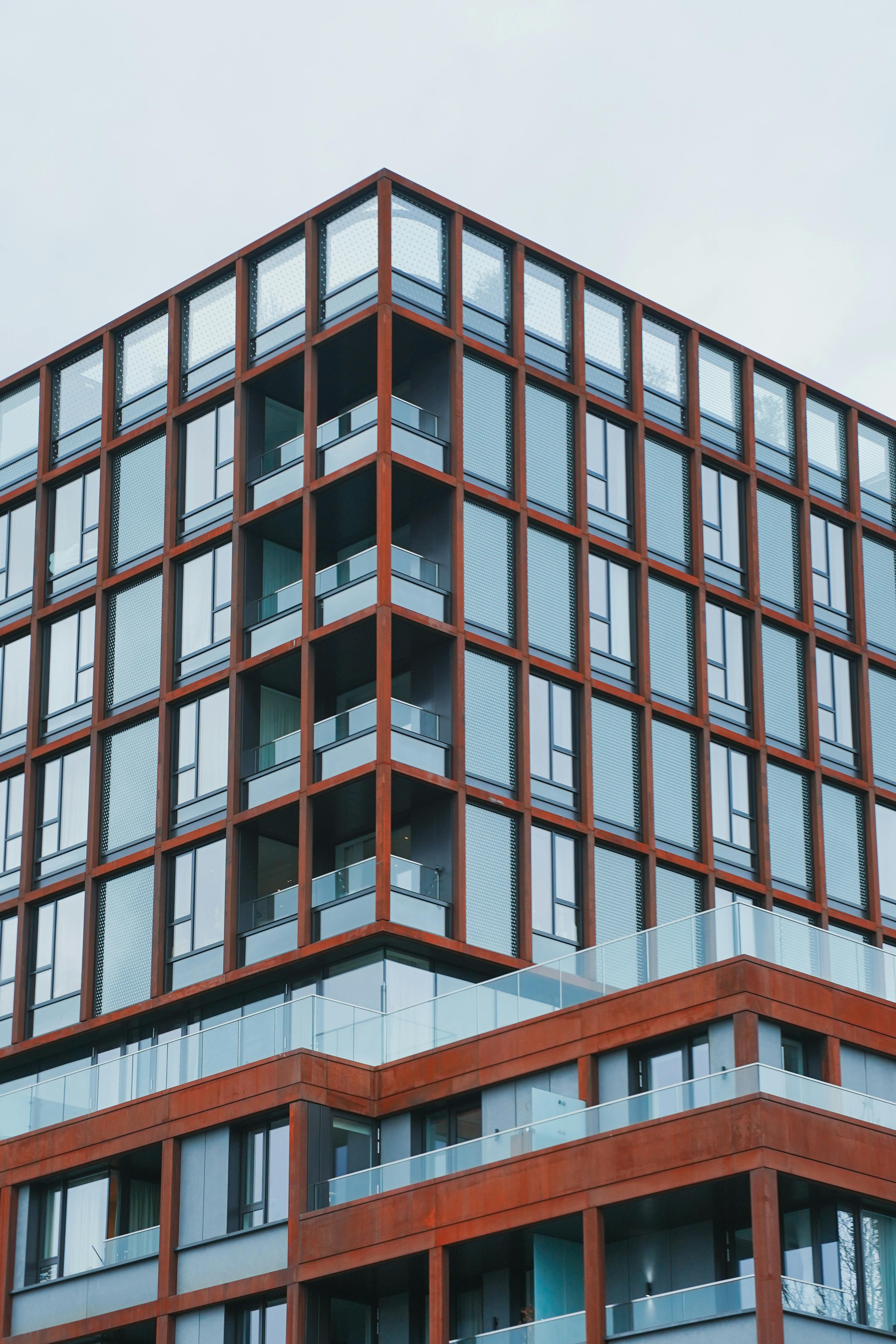 Building with Big Windows and Rusty Exterior · Free Stock Photo