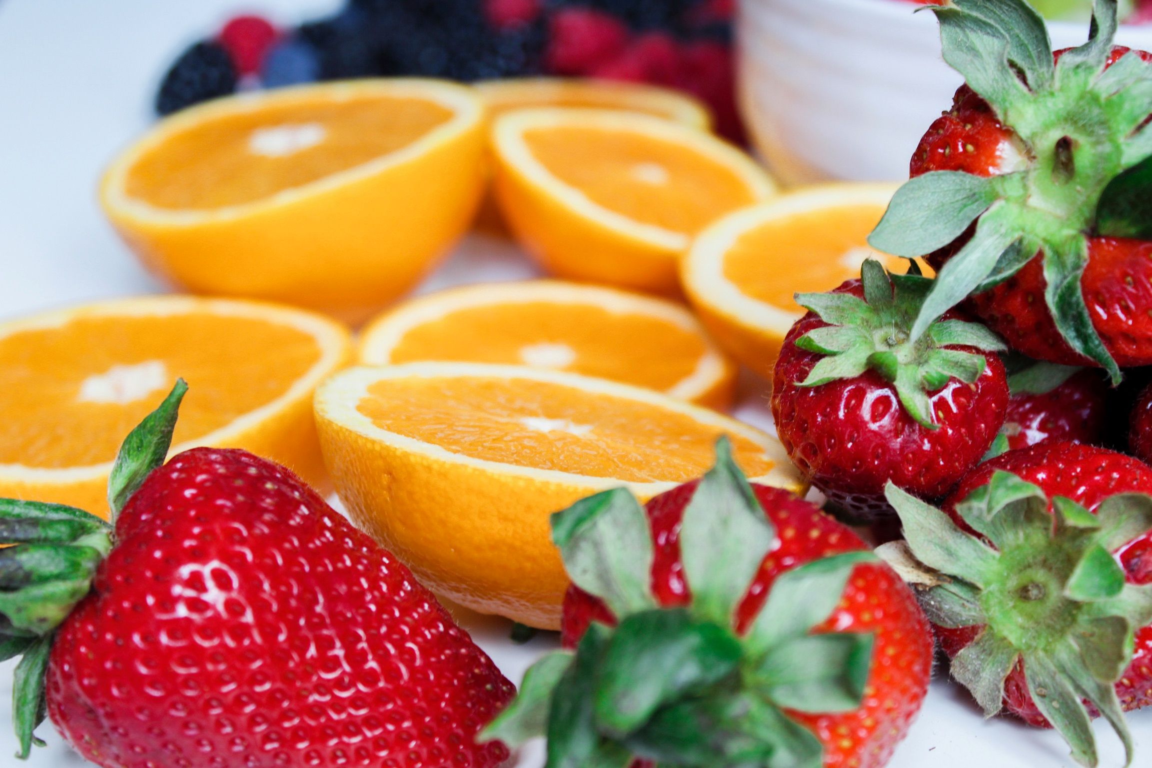 Sliced Fruits on Tray · Free Stock Photo