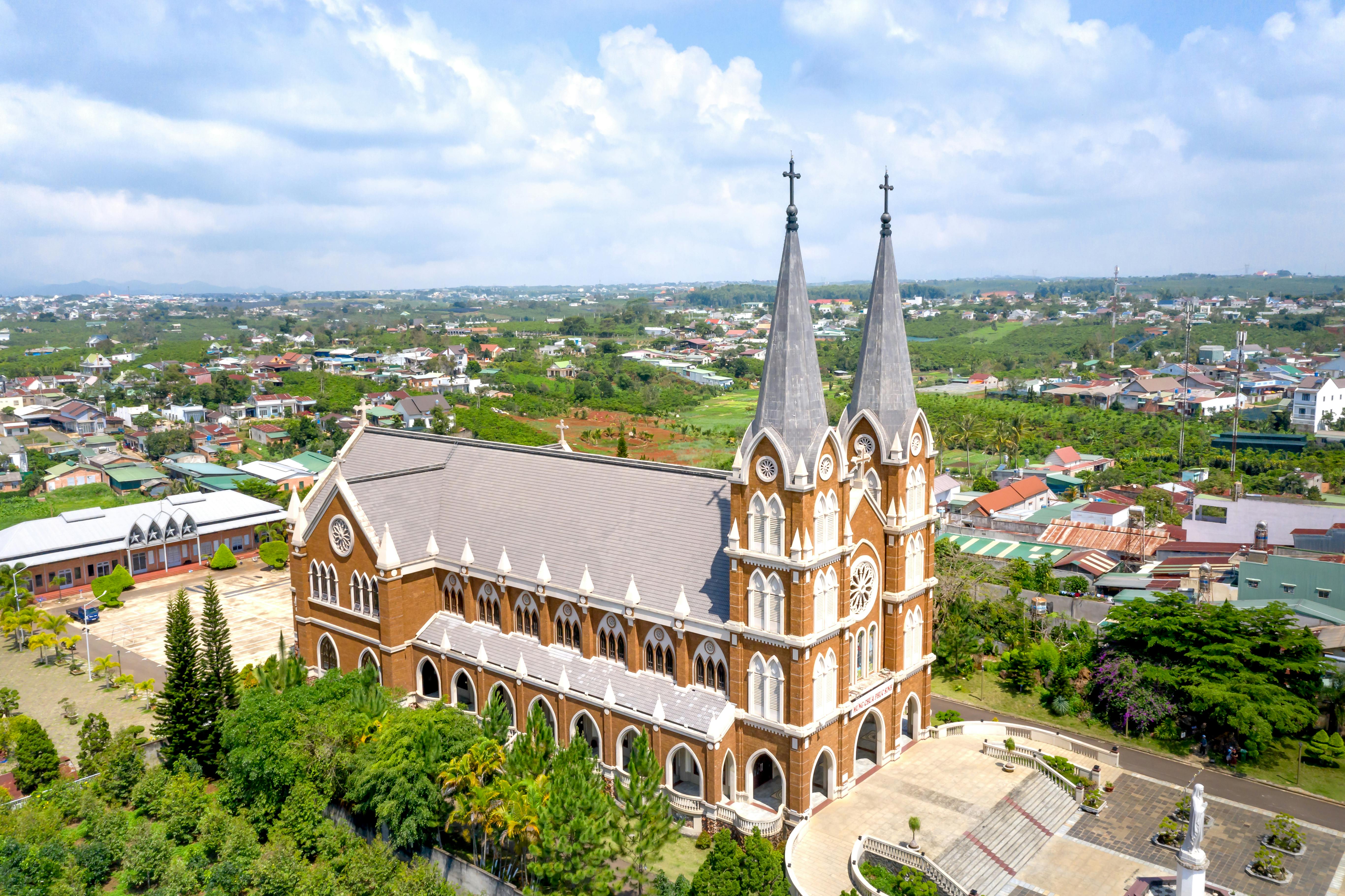 Neo Gothic Church in Suburbs of Town · Free Stock Photo