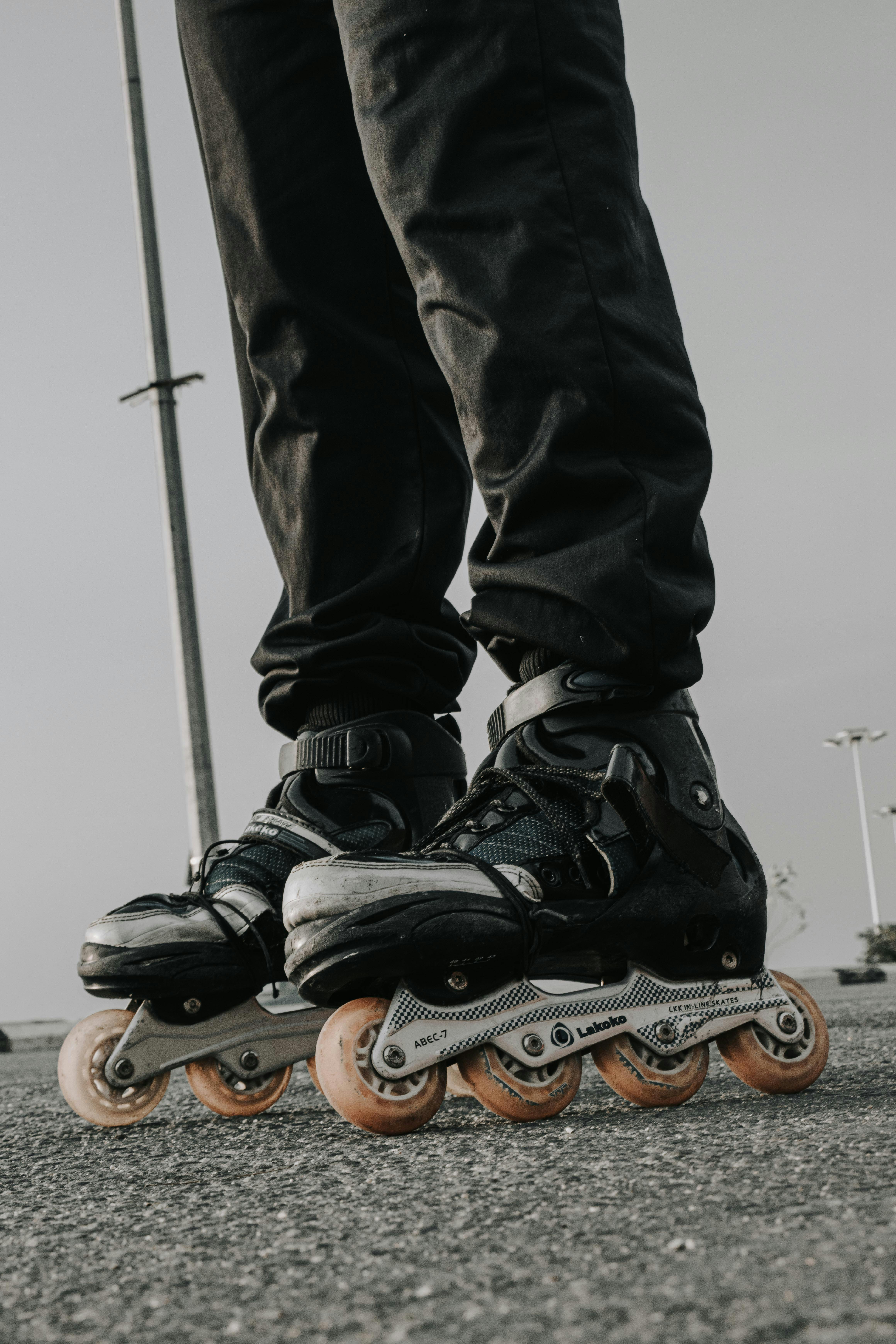 A Person Wearing Rollerblades · Free Stock Photo