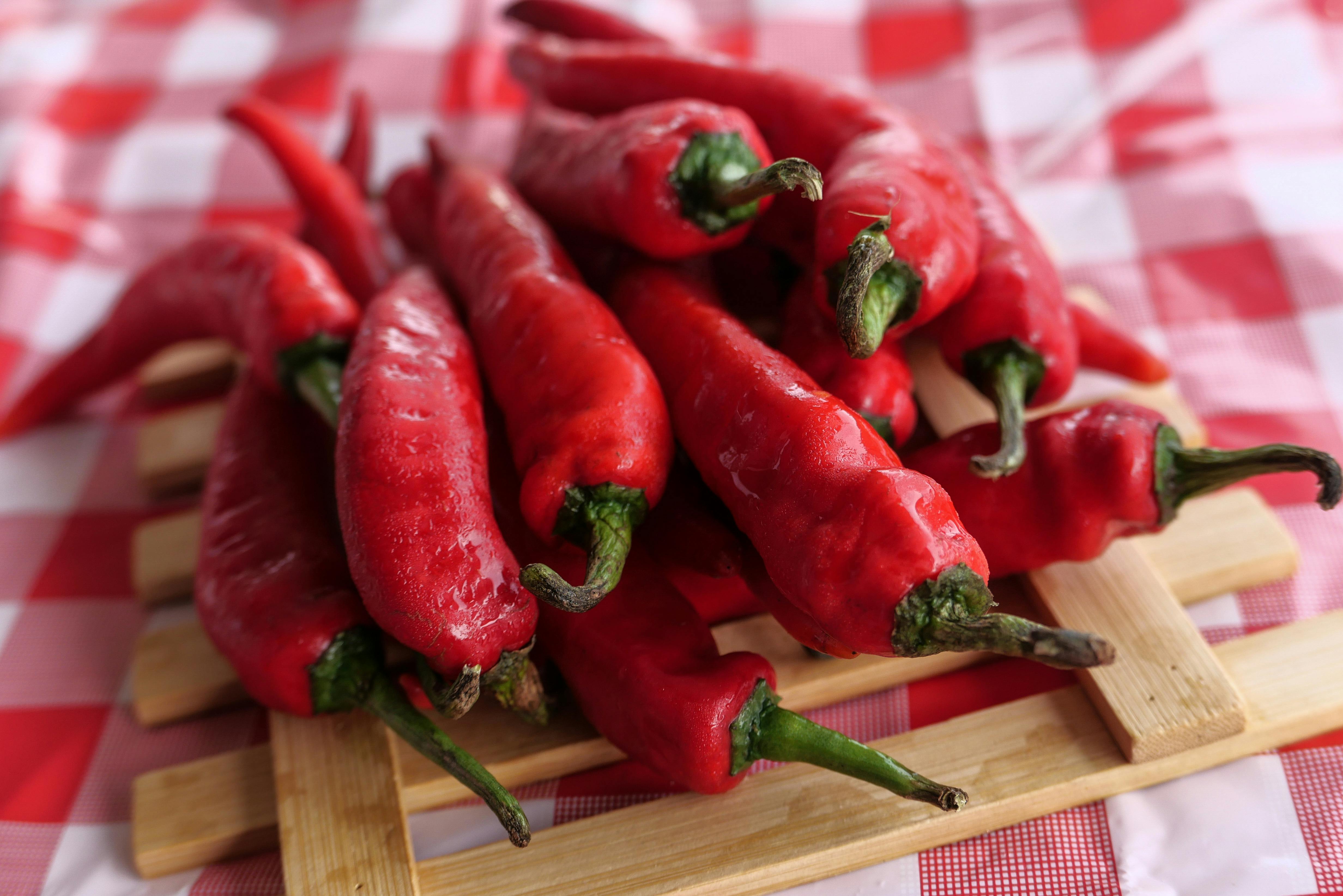 Flat Lay Shot of Red Chili Pepper · Free Stock Photo