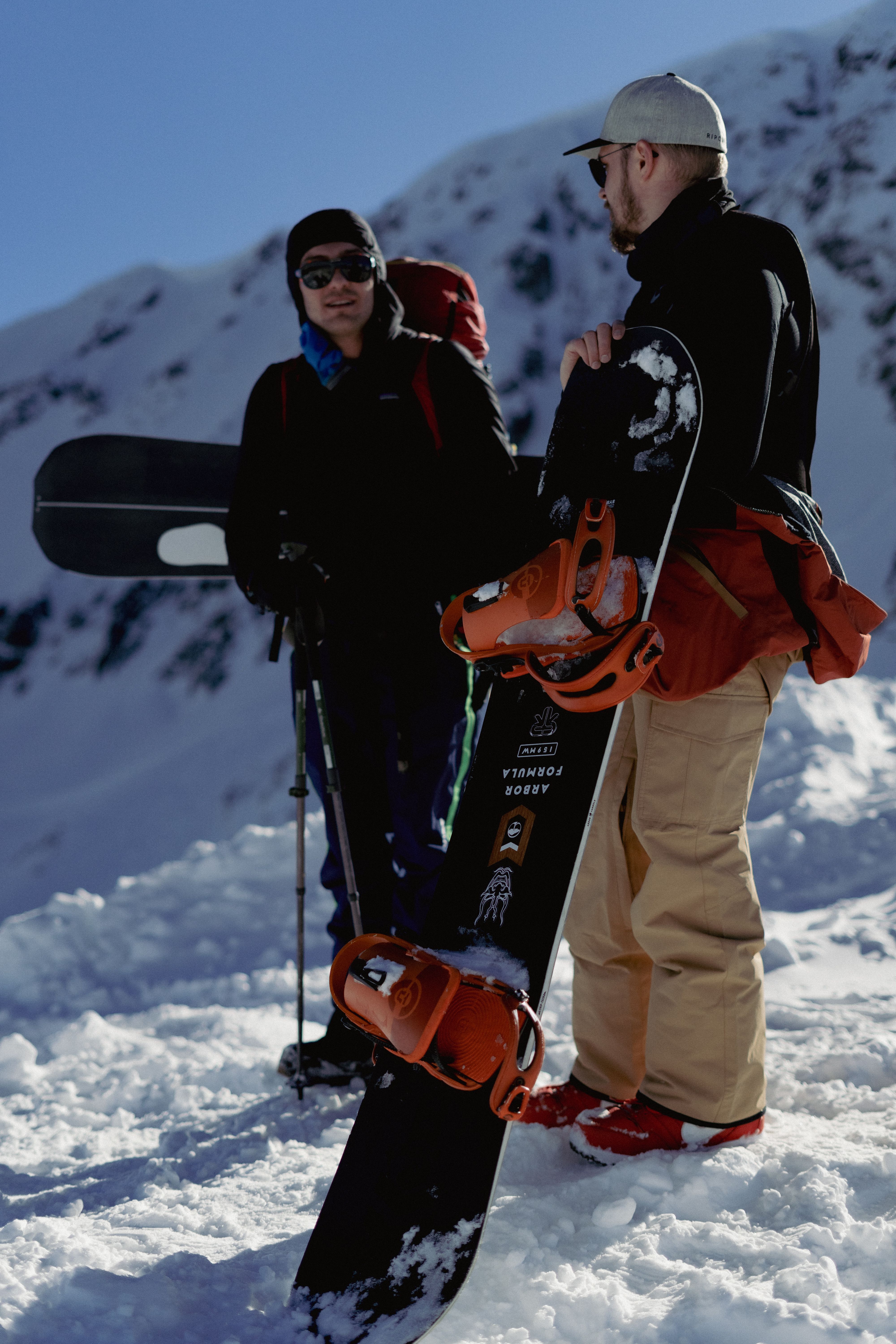 Snowboarders on the Mountain · Free Stock Photo