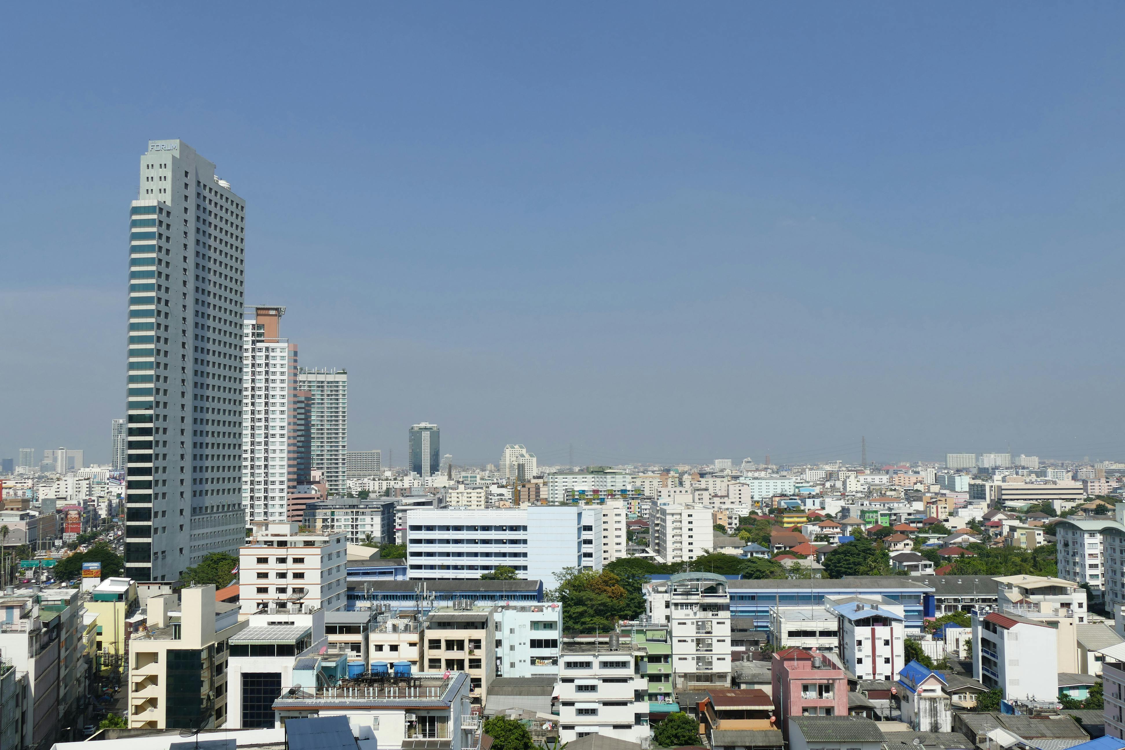Aerial View of City Buildings · Free Stock Photo