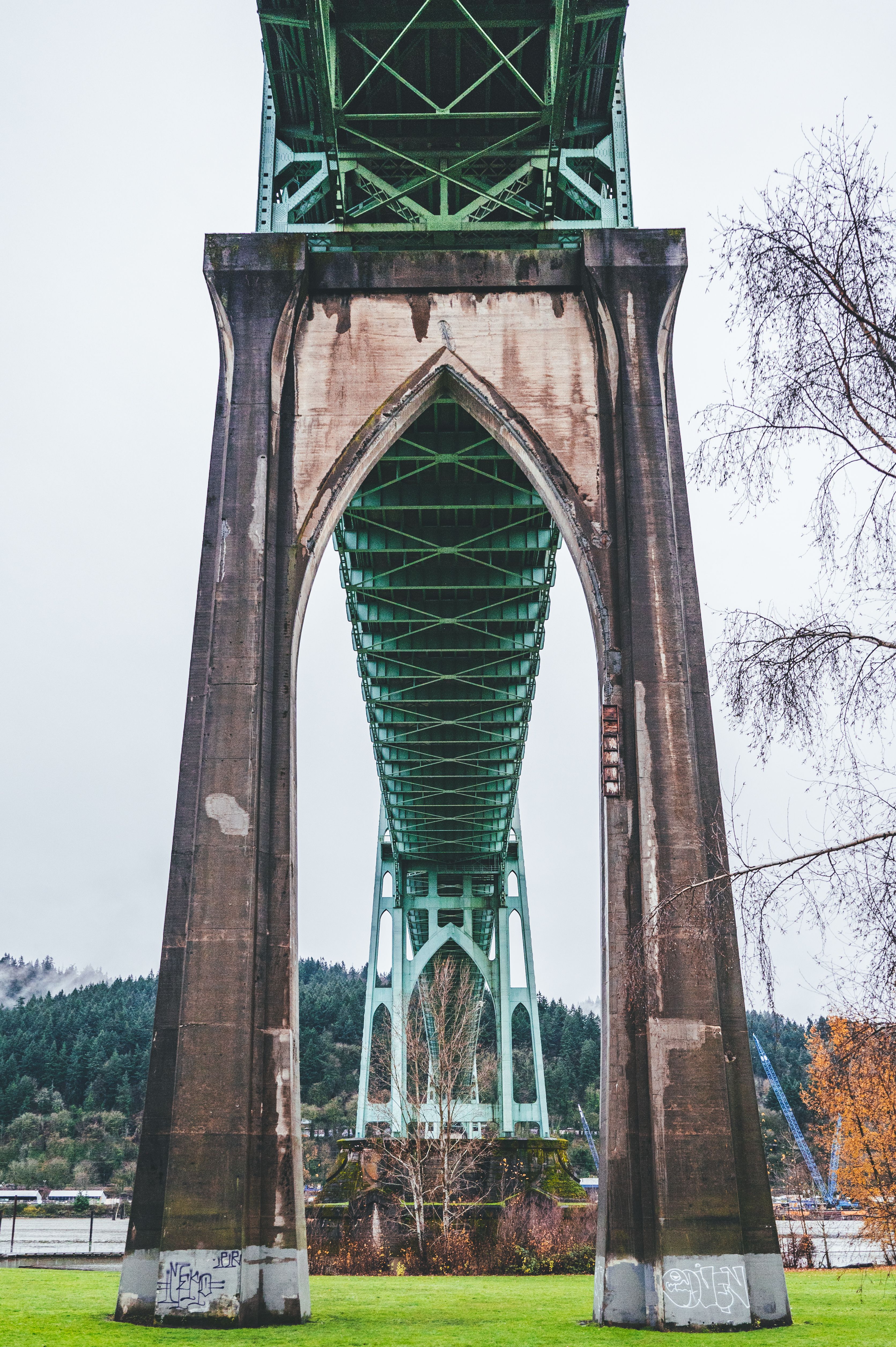Bridge on Concrete Pillars · Free Stock Photo