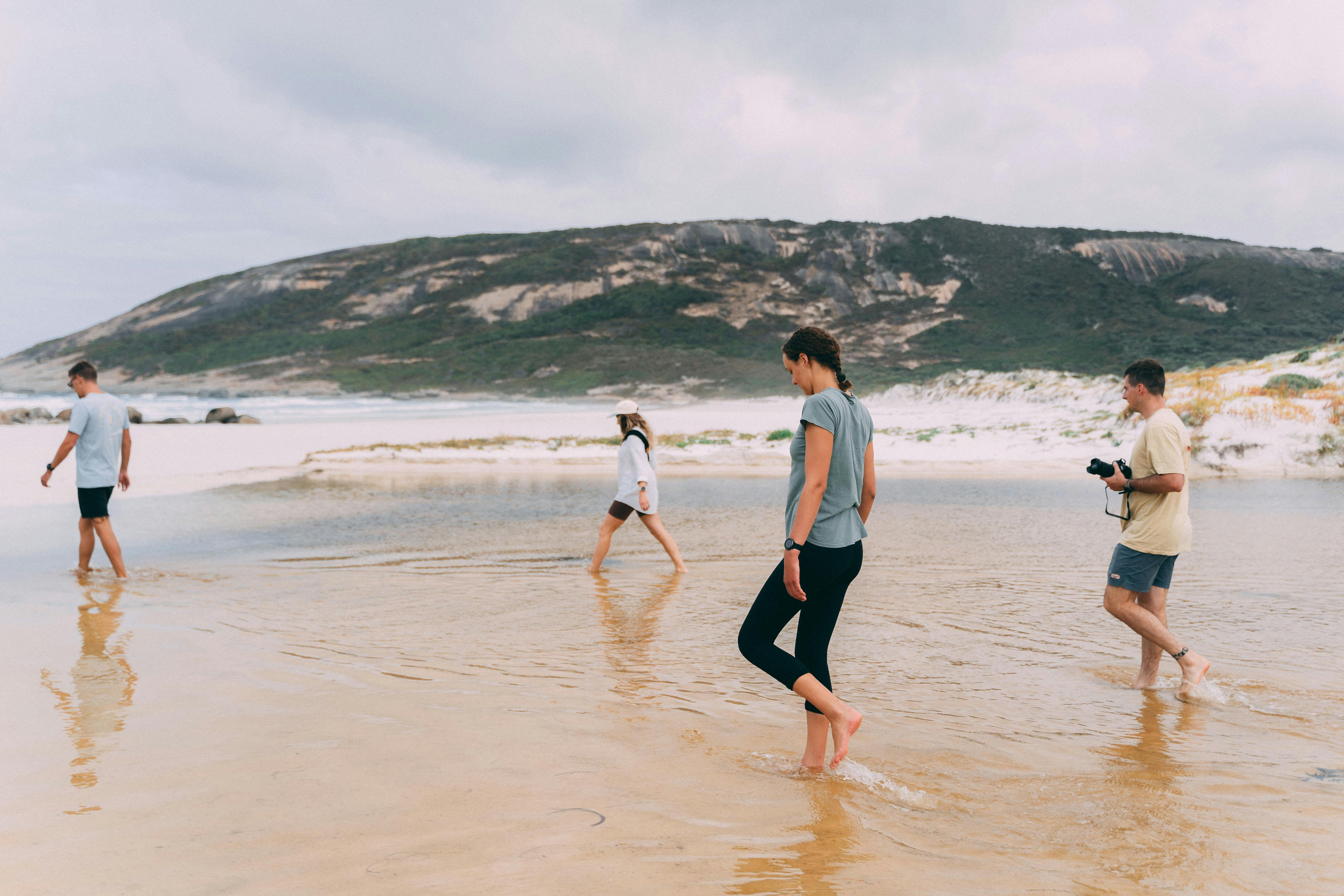 People Walking on the Beach · Free Stock Photo