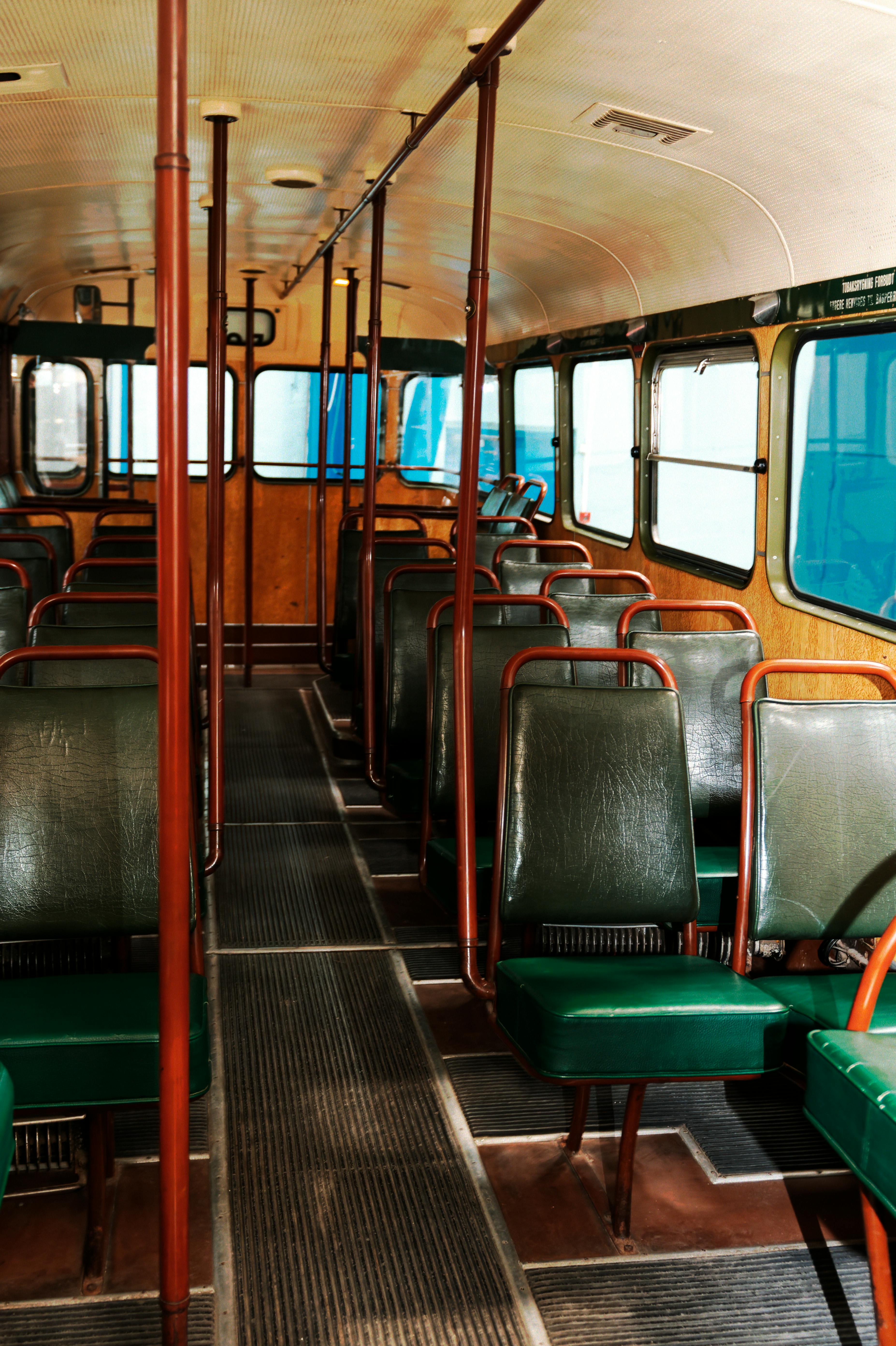 Interior of a Old Bus · Free Stock Photo