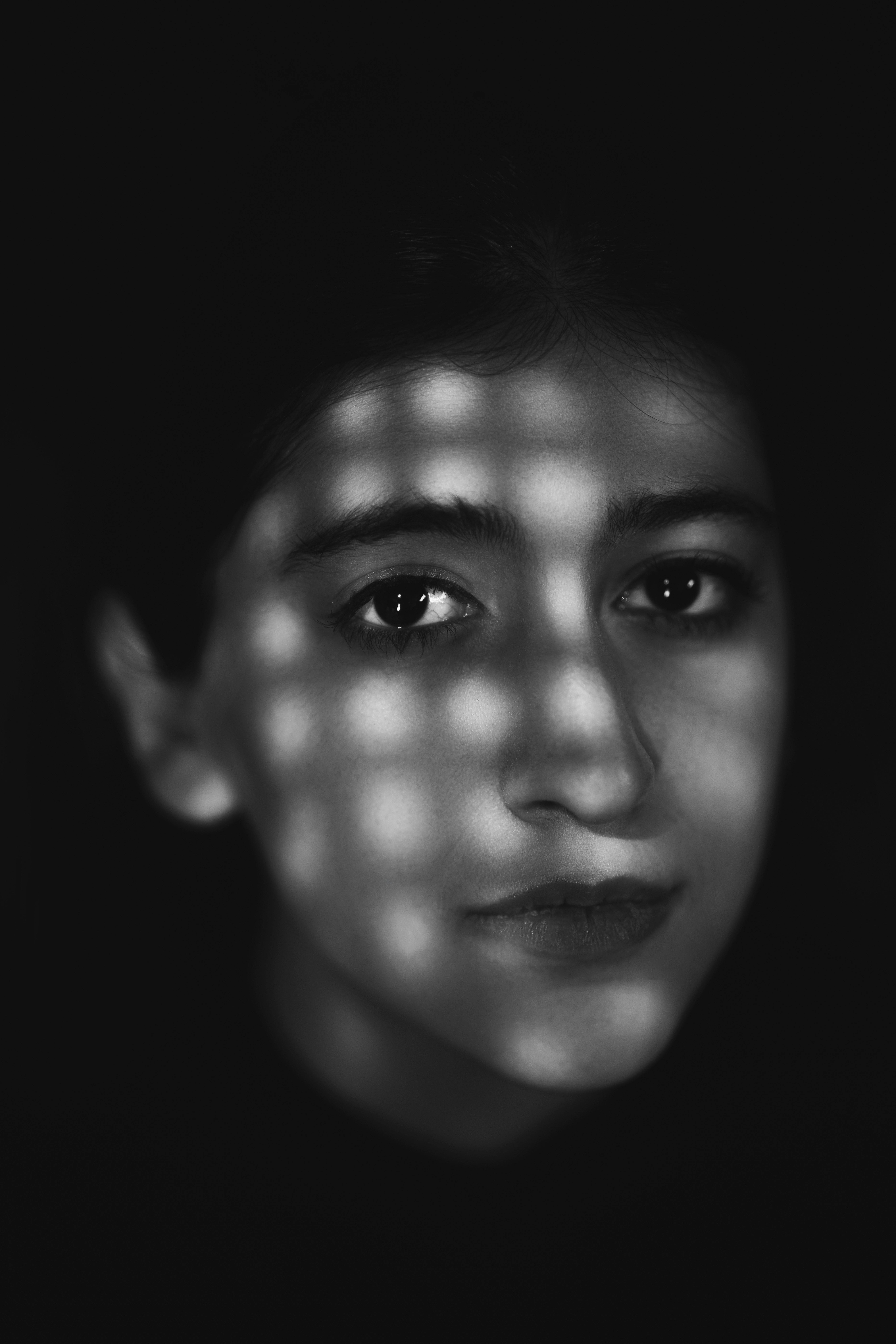 Grayscale Photo of Mans Face · Free Stock Photo