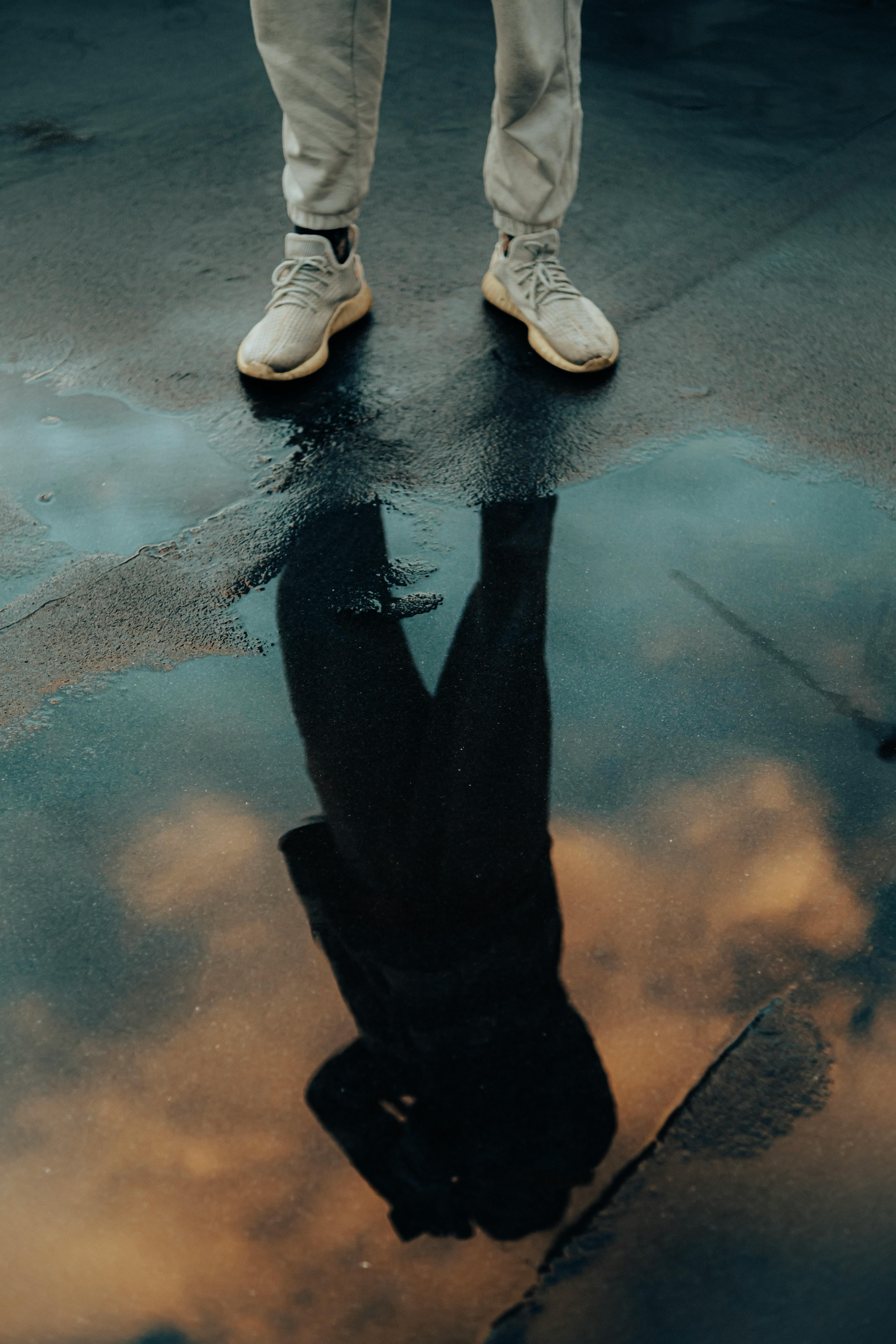 Reflection Of A Person Standing · Free Stock Photo