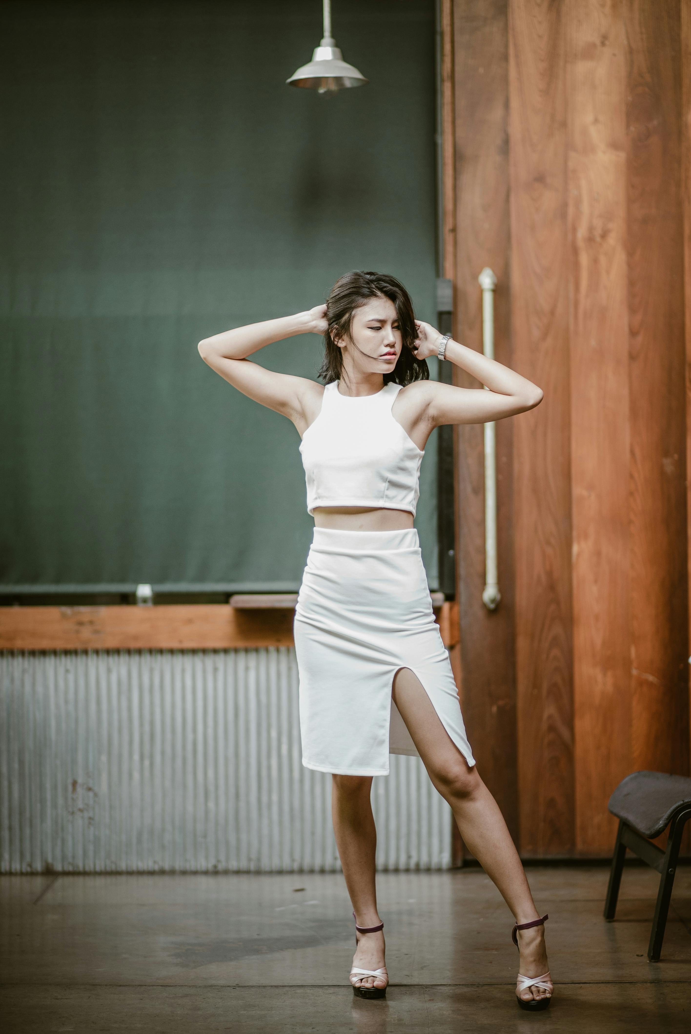 A Fashionable Woman Posing · Free Stock Photo