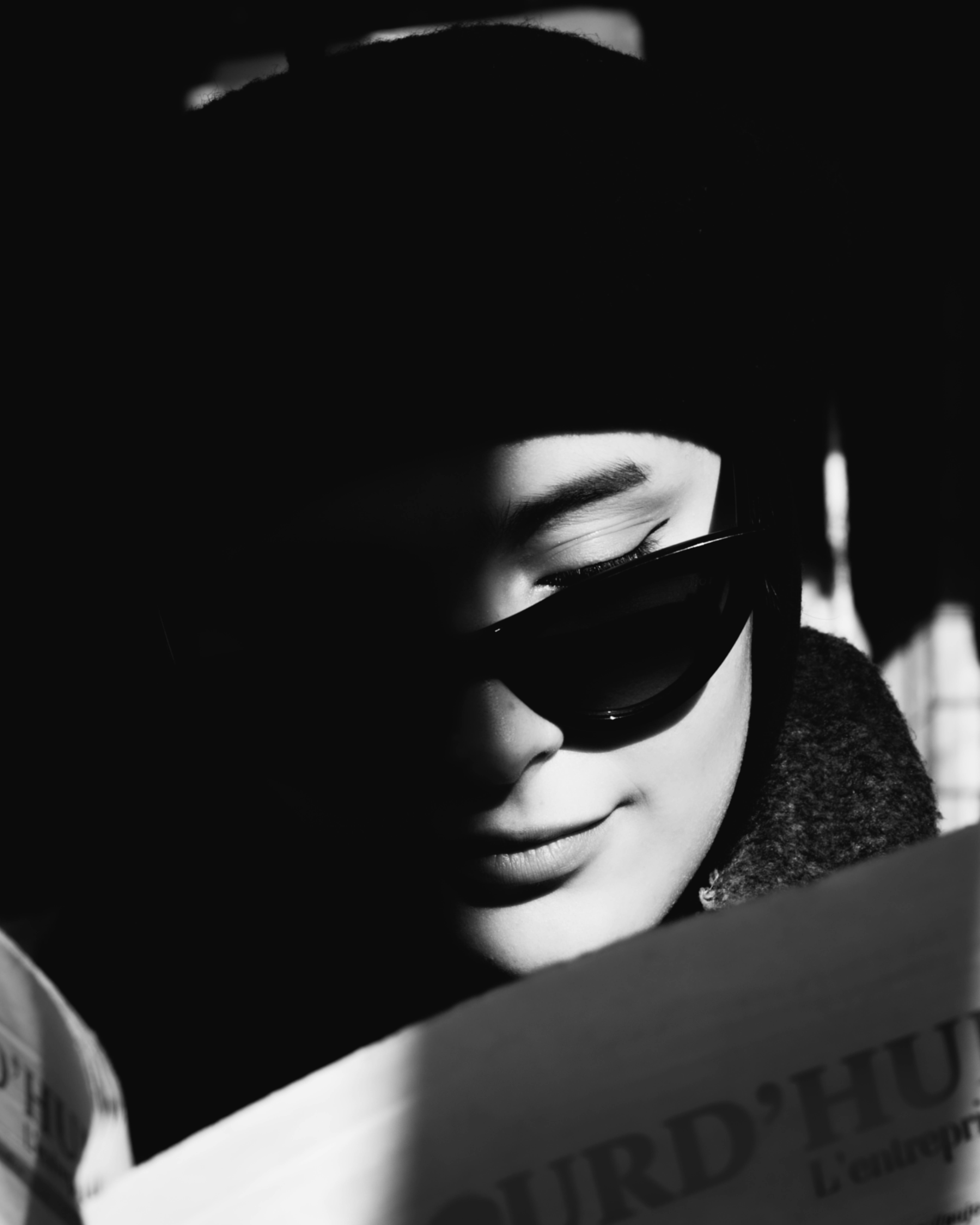 Shadowed Face of Woman · Free Stock Photo