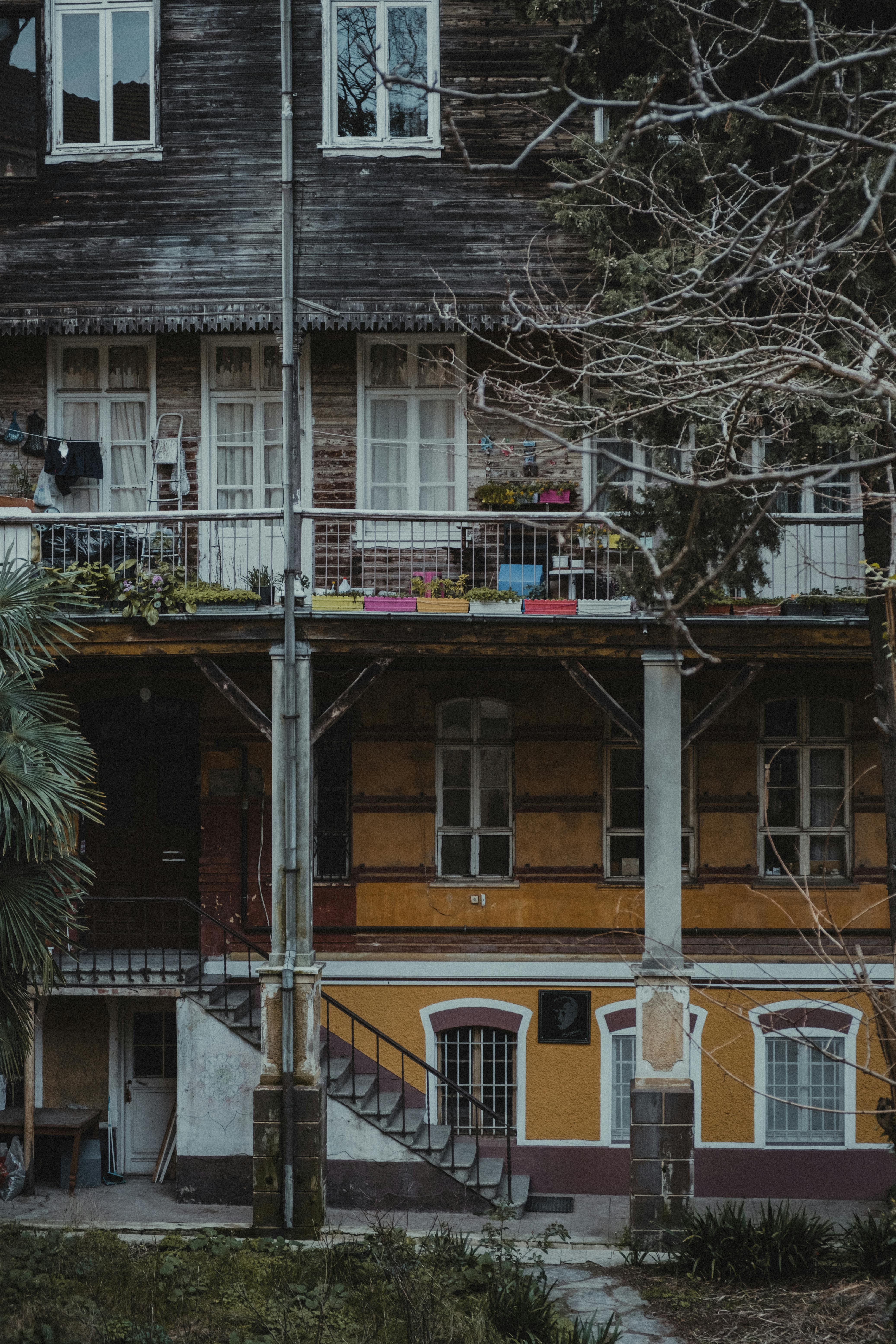 Front Exterior of an Old Building · Free Stock Photo