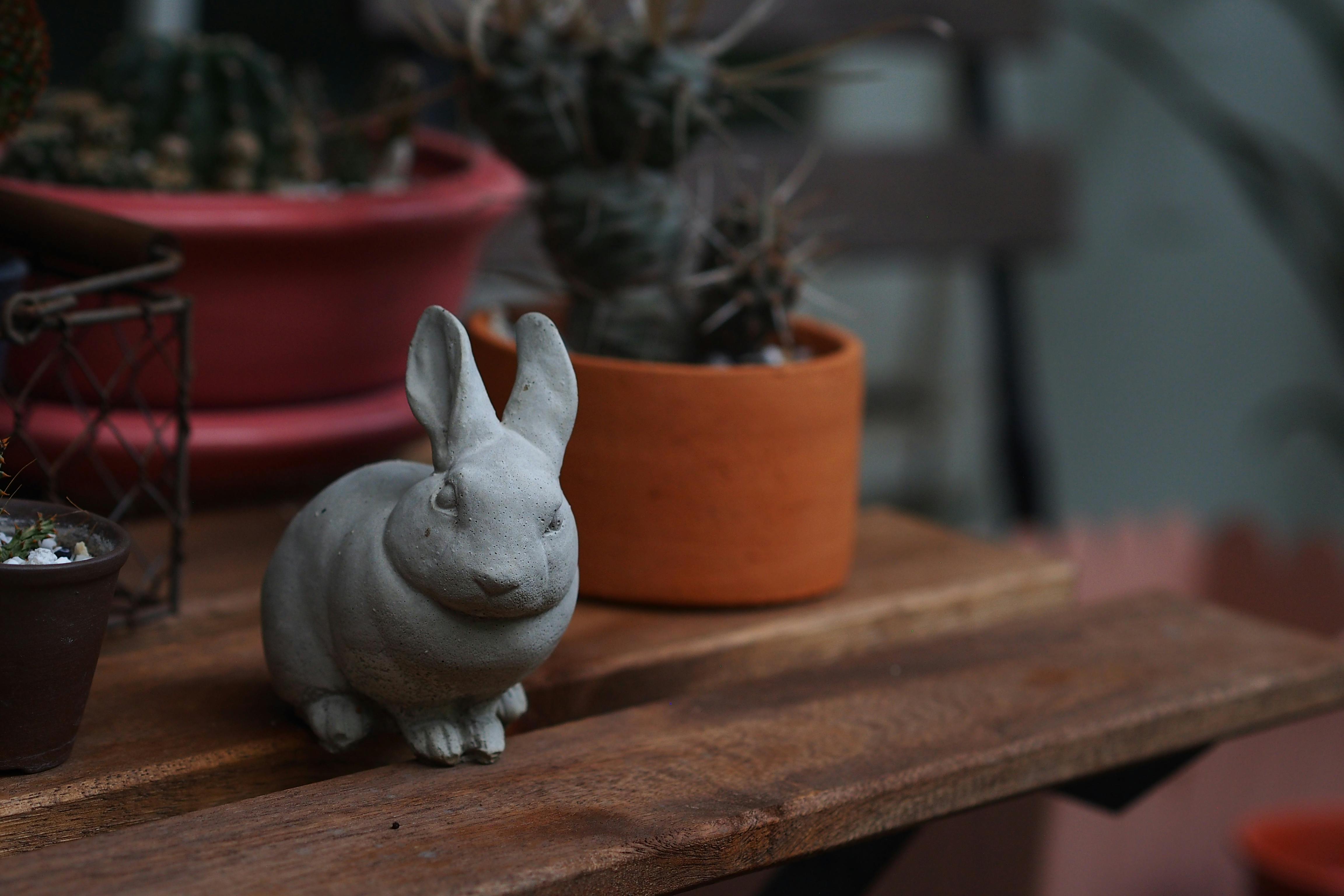 Rabbit Sculpture Photos, Download The BEST Free Rabbit Sculpture Stock ...