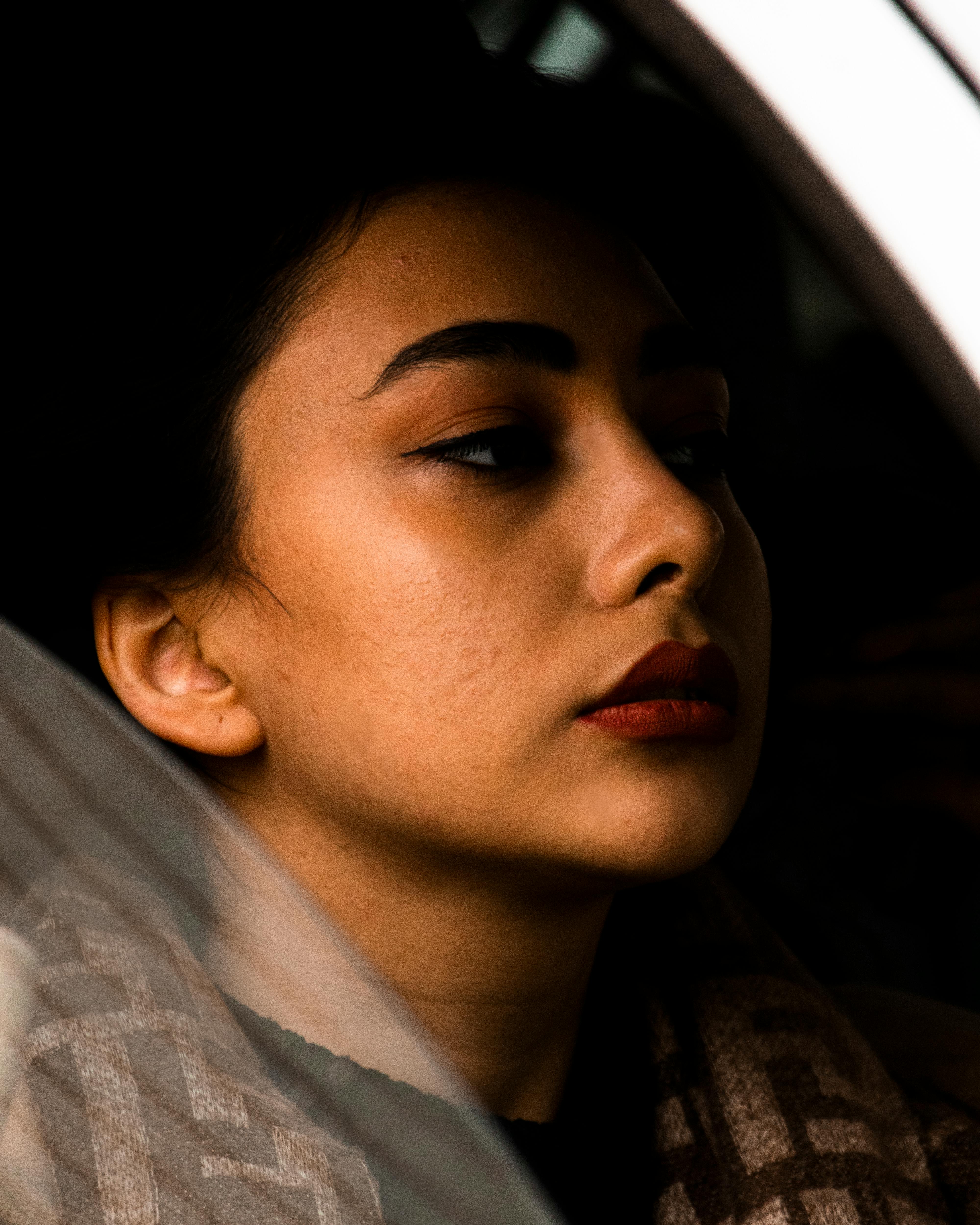 Close Up Shot of a Woman's Face · Free Stock Photo