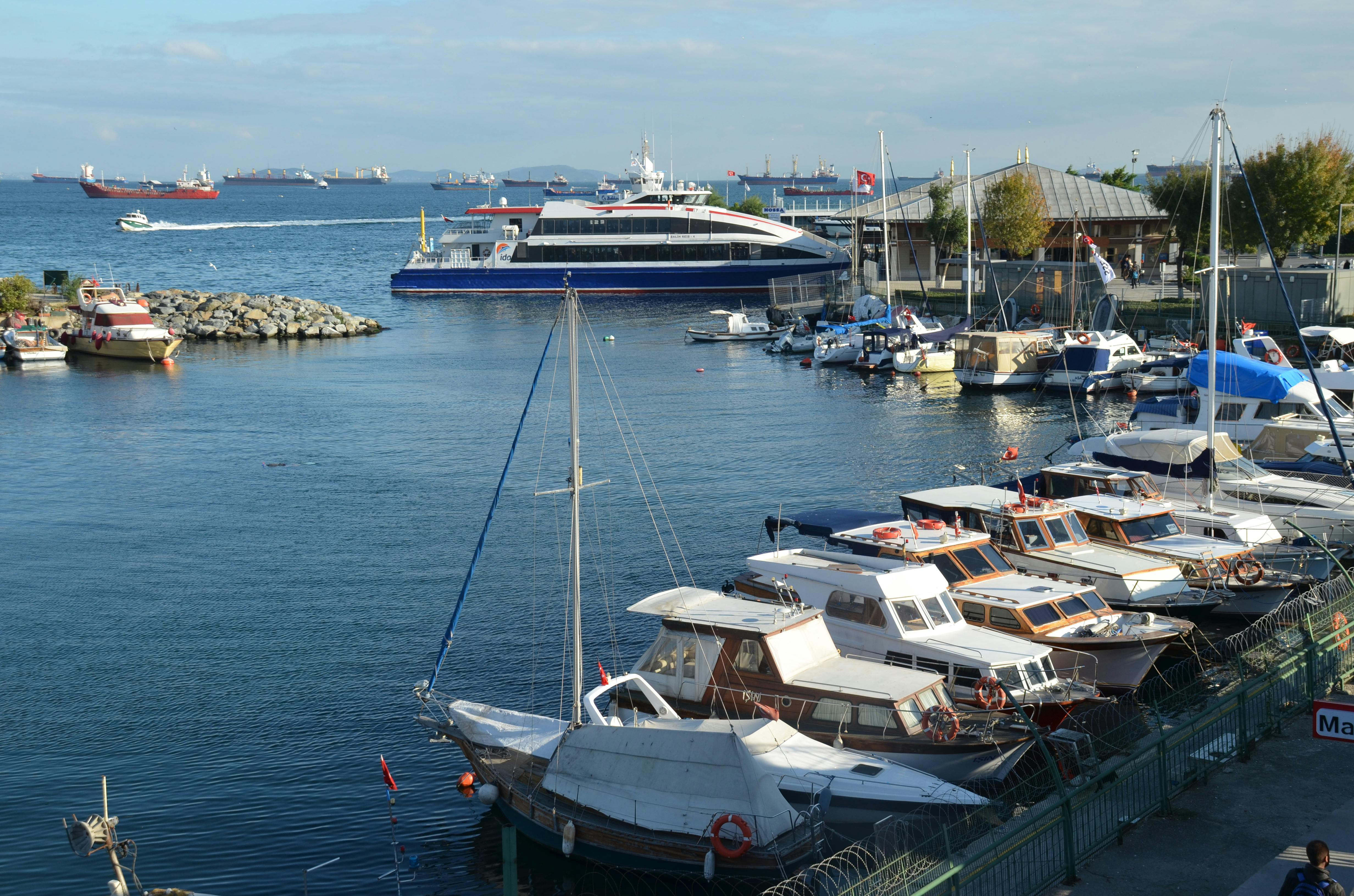 Aerial View of Ship on Body of Water · Free Stock Photo