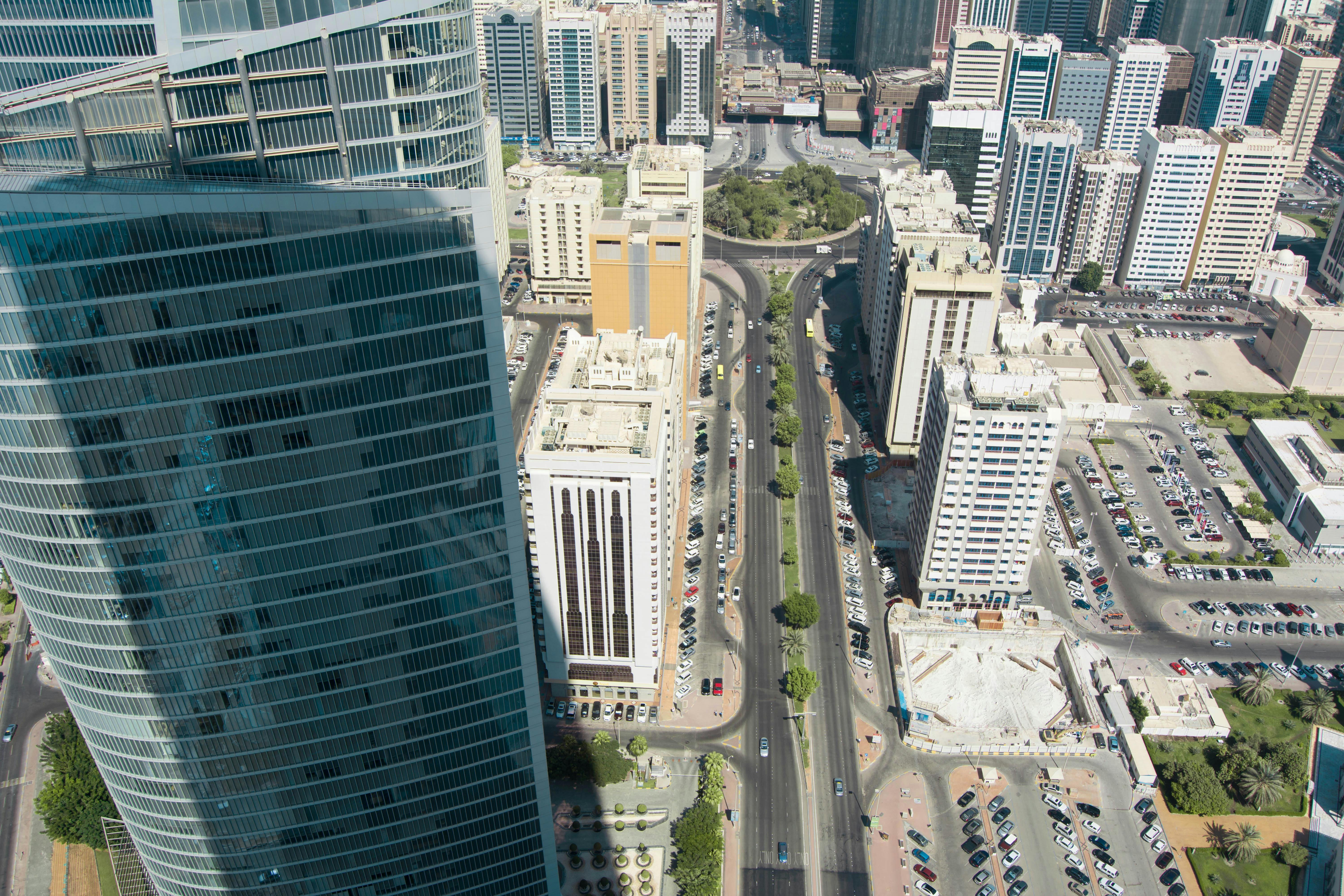 Aerial View of City Buildings · Free Stock Photo