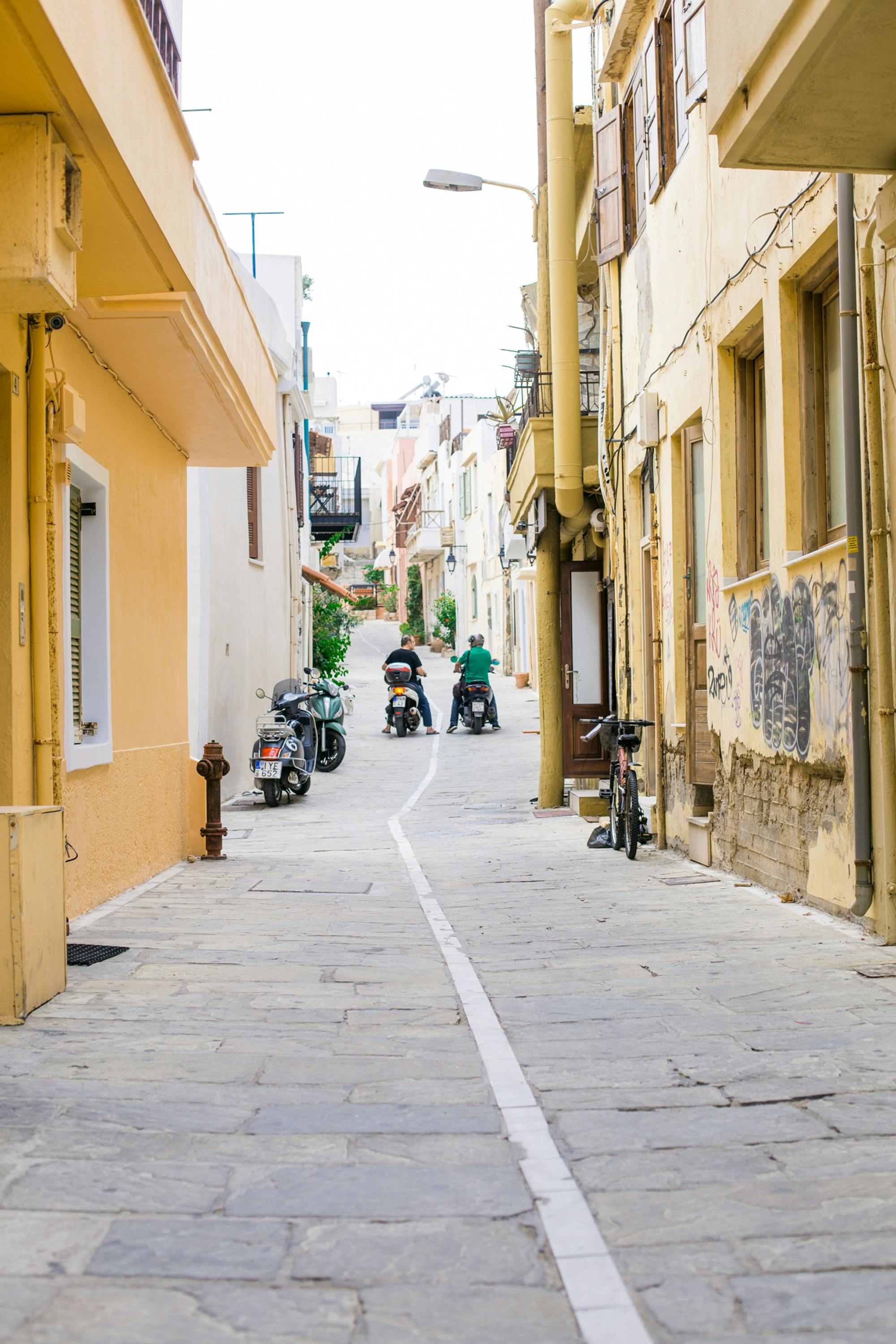 An Empty Alley between Buildings · Free Stock Photo