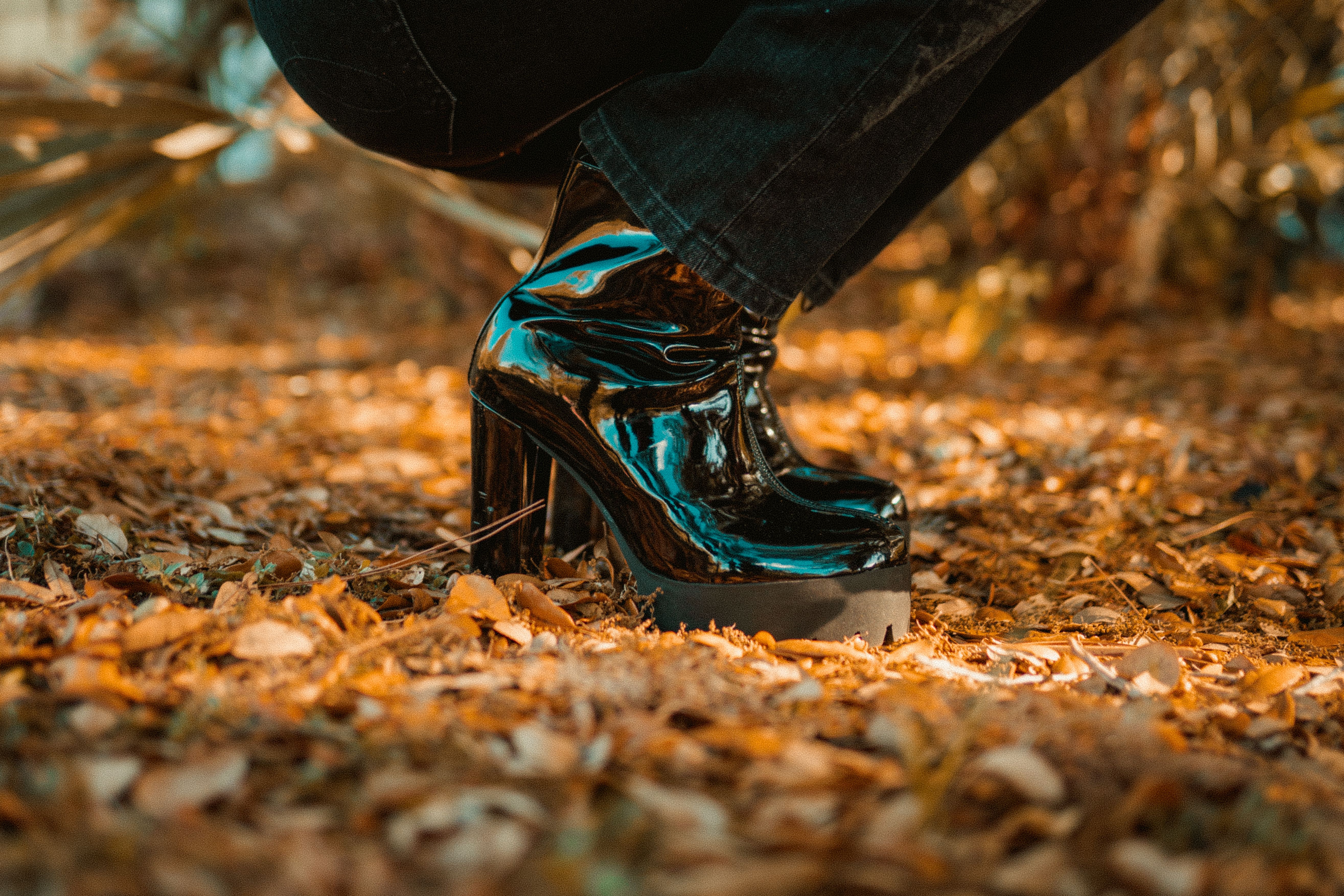Close Up Shot of a Leather Shoes · Free Stock Photo