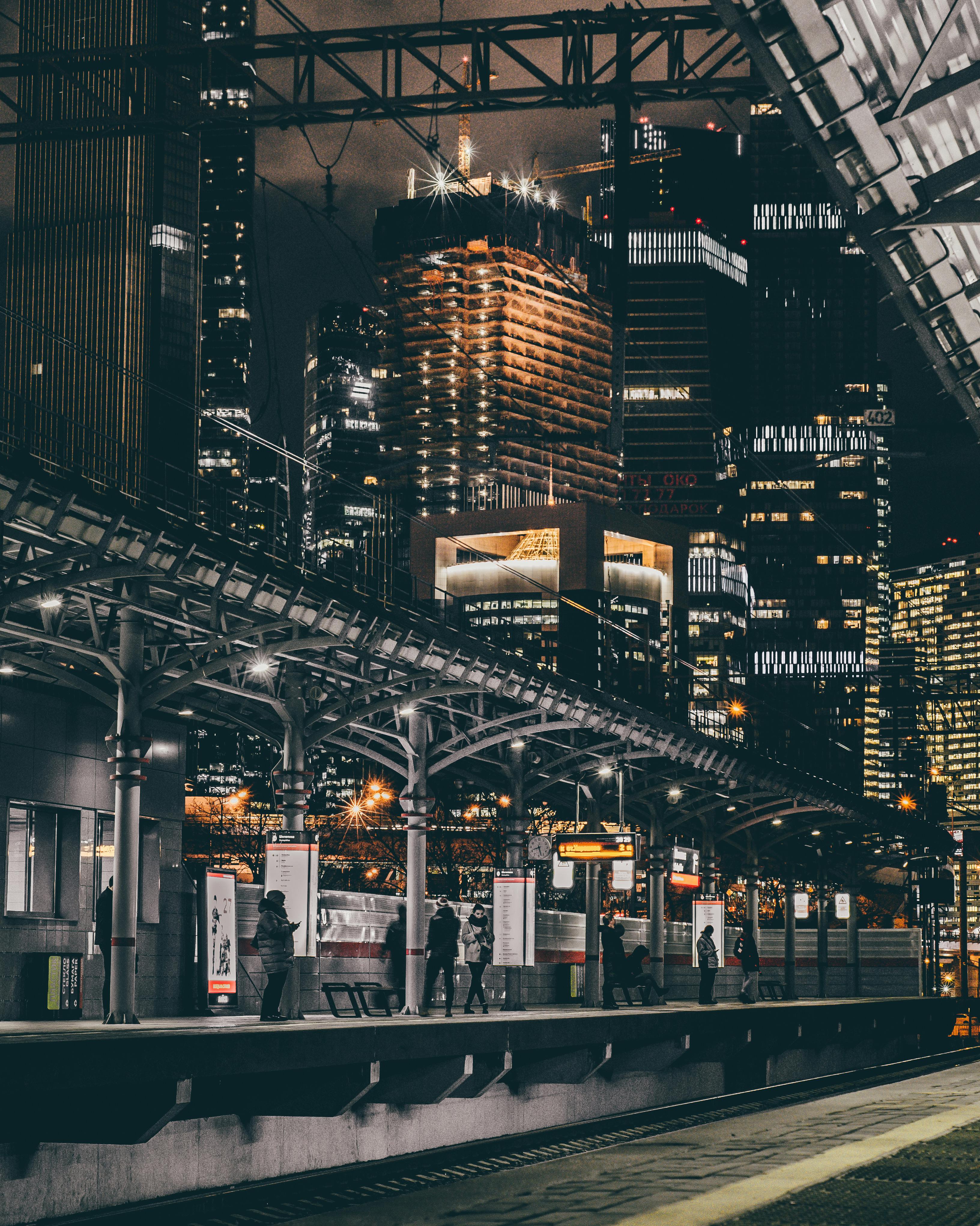 Train Station at a City · Free Stock Photo