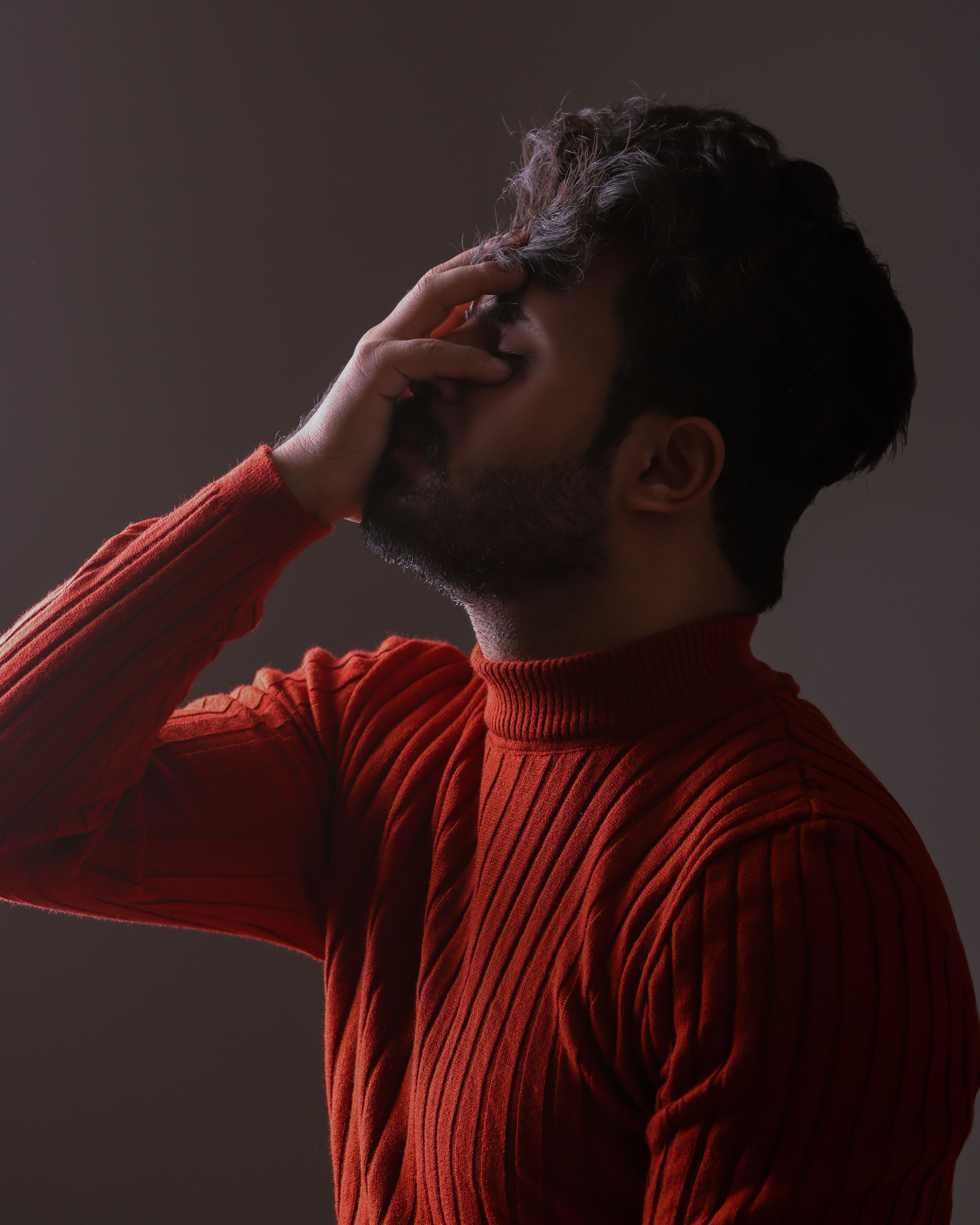 Woman Hands over Crying Men Faces · Free Stock Photo