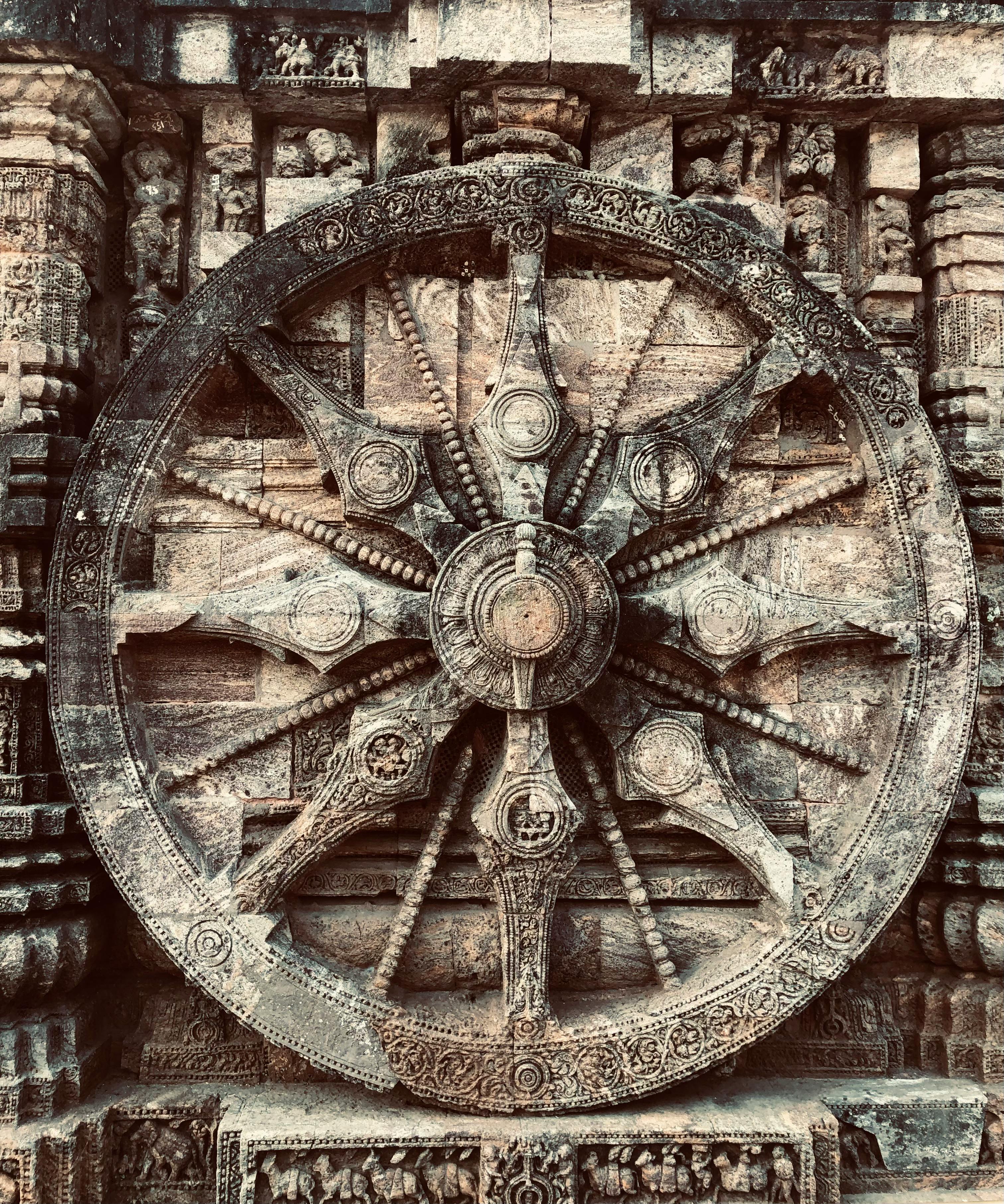 Konark Wheel of Sun Temple · Free Stock Photo