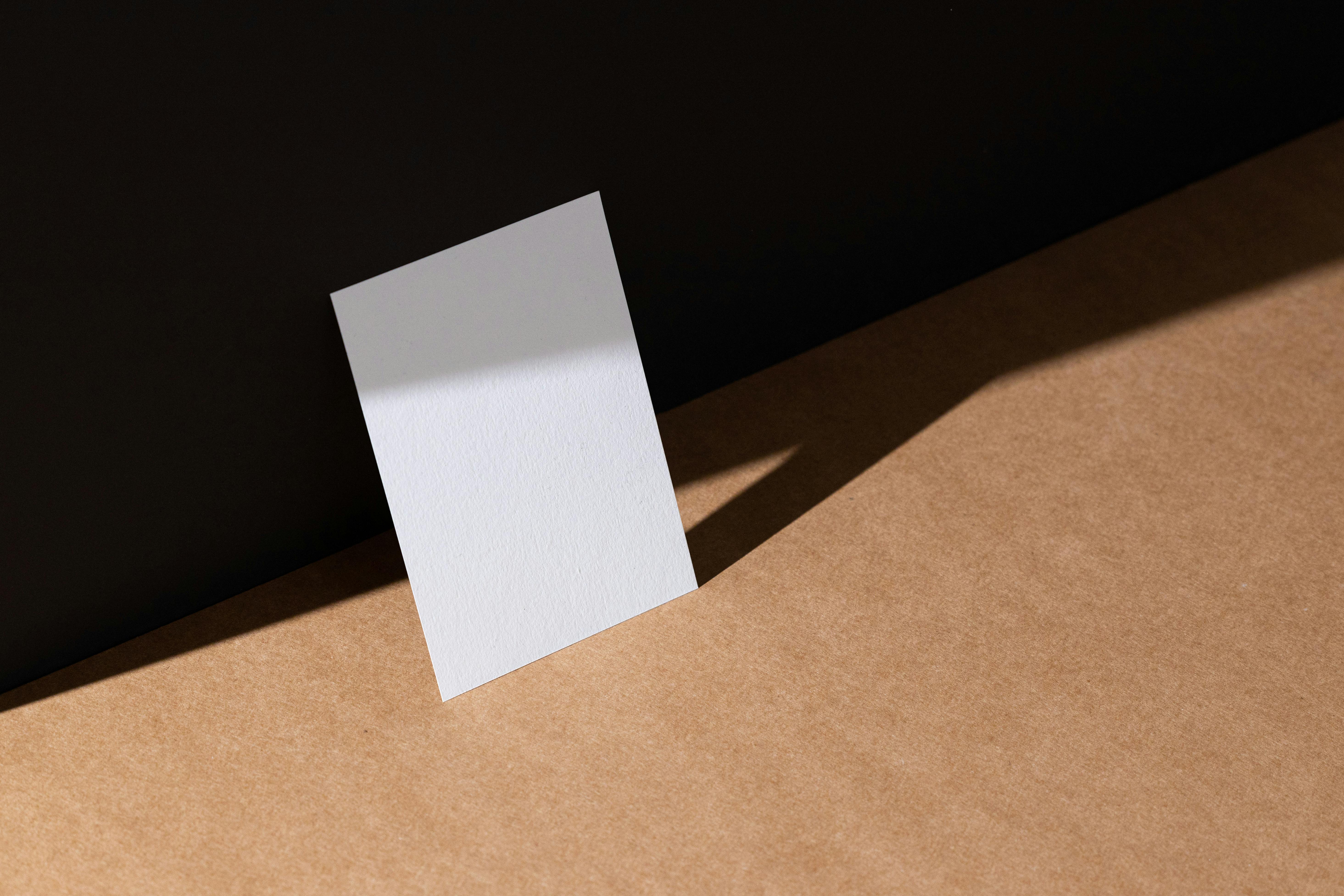 Blank Paper Sheet · Free Stock Photo