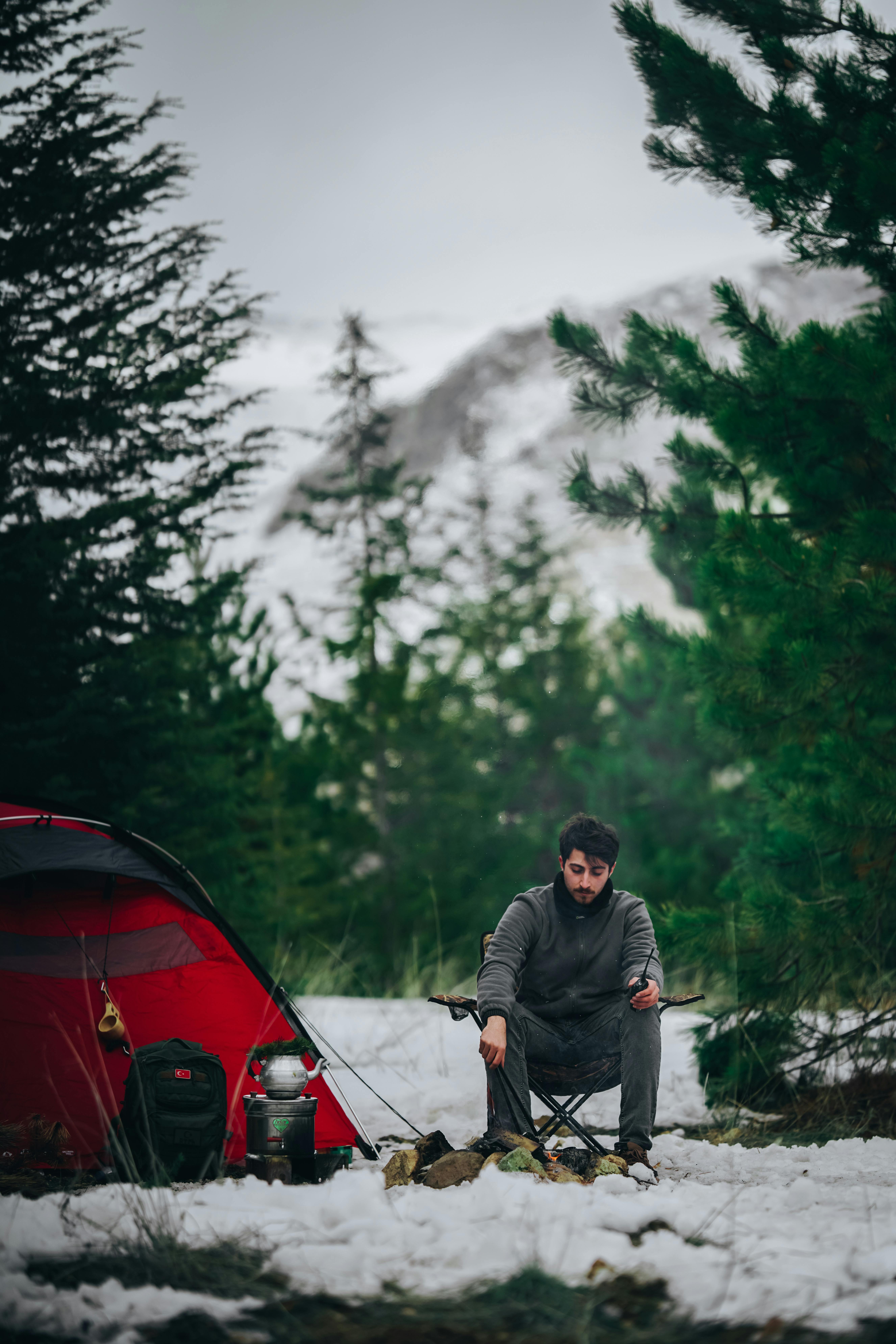 Photo of Man Camping · Free Stock Photo