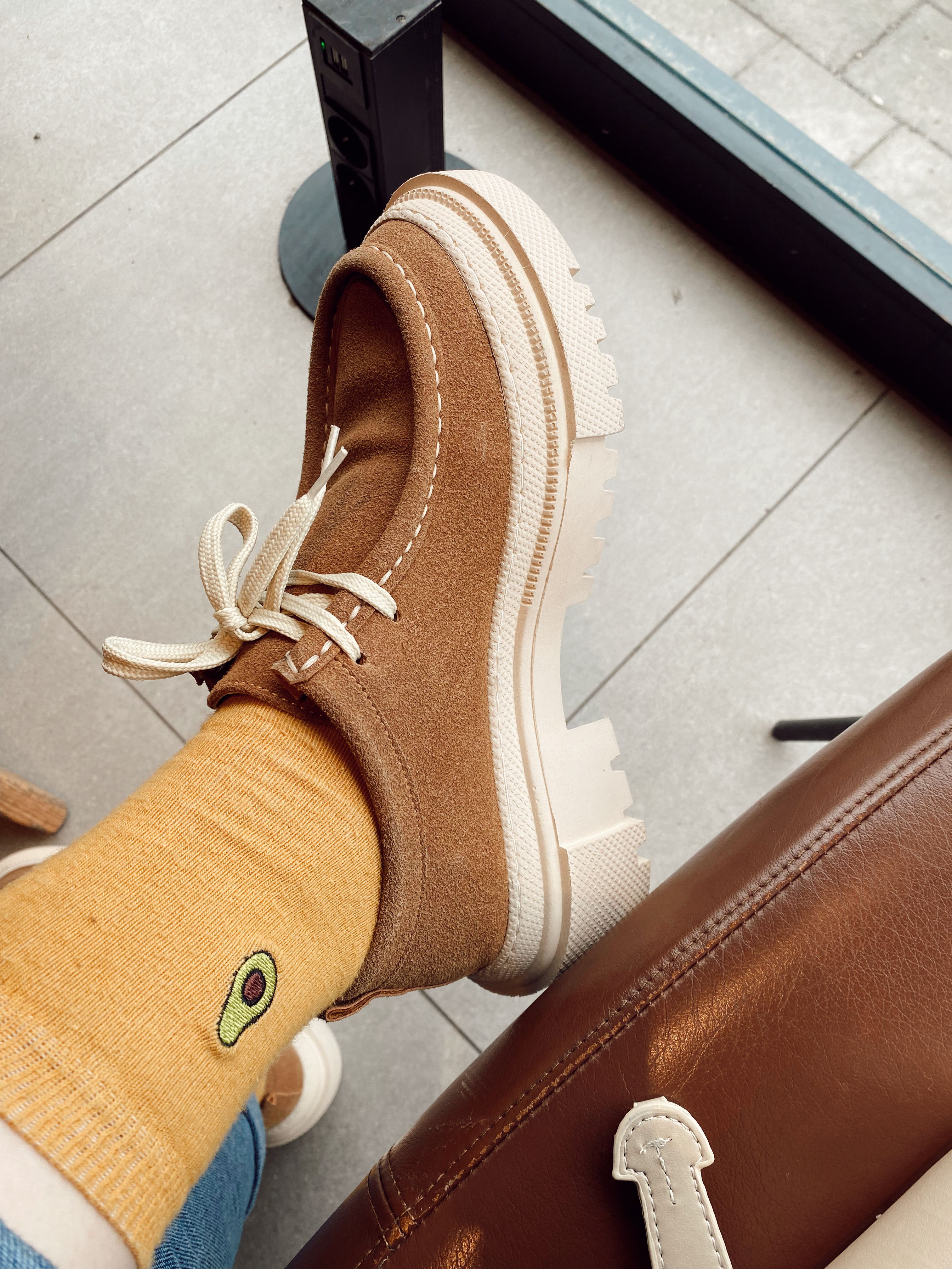 Close up of Shoe and Sock · Free Stock Photo