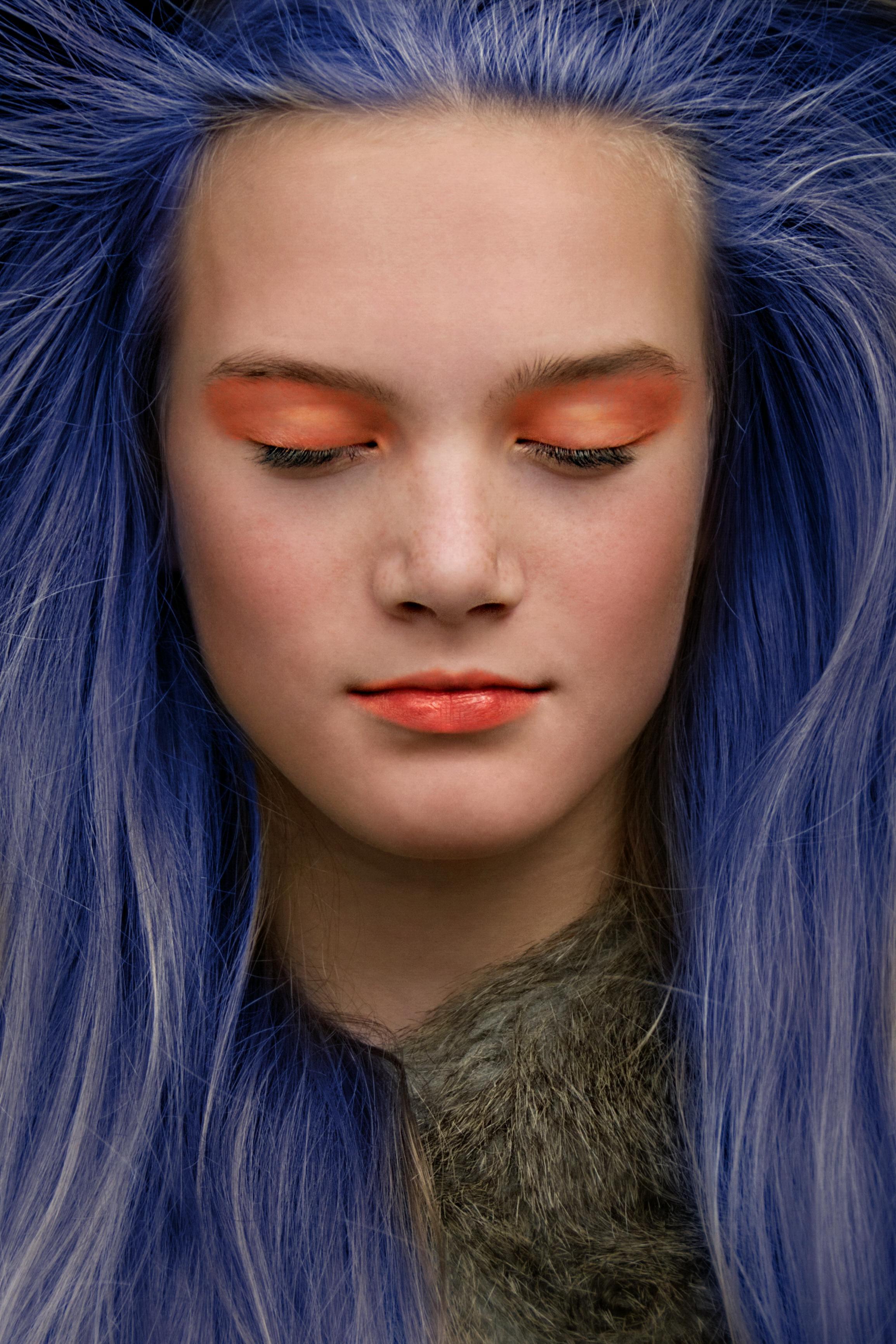 Woman With Blue Hair · Free Stock Photo