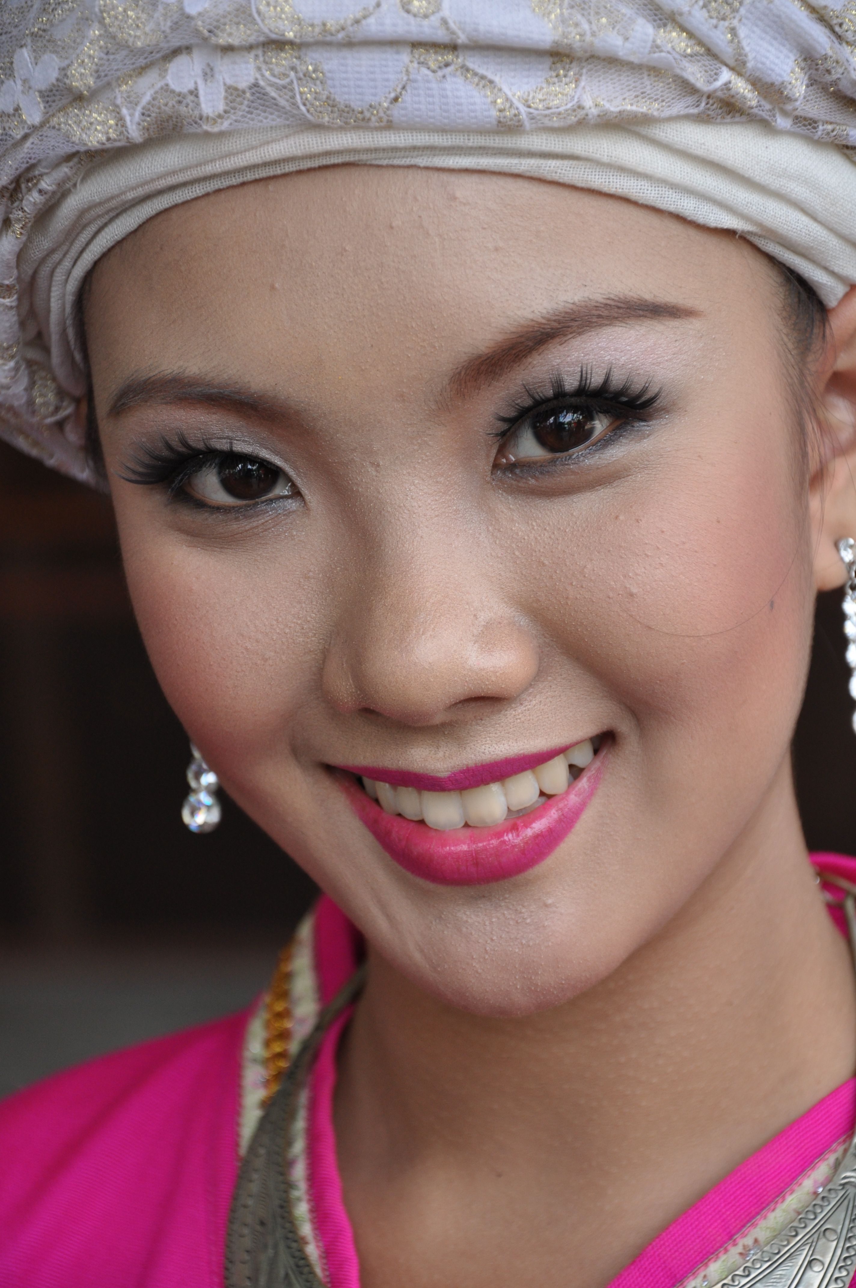 Photo of a Beautiful Woman's Face with Makeup · Free Stock Photo