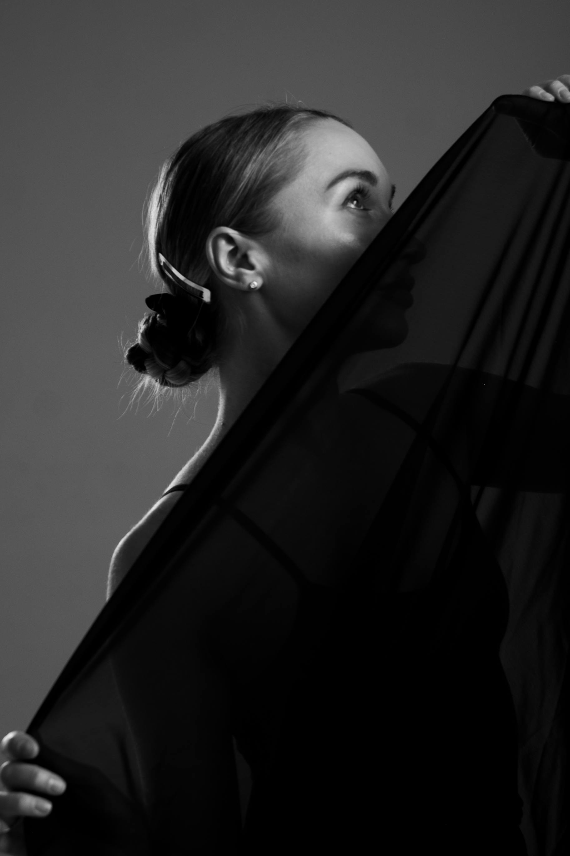 Grayscale Photo of a Woman · Free Stock Photo