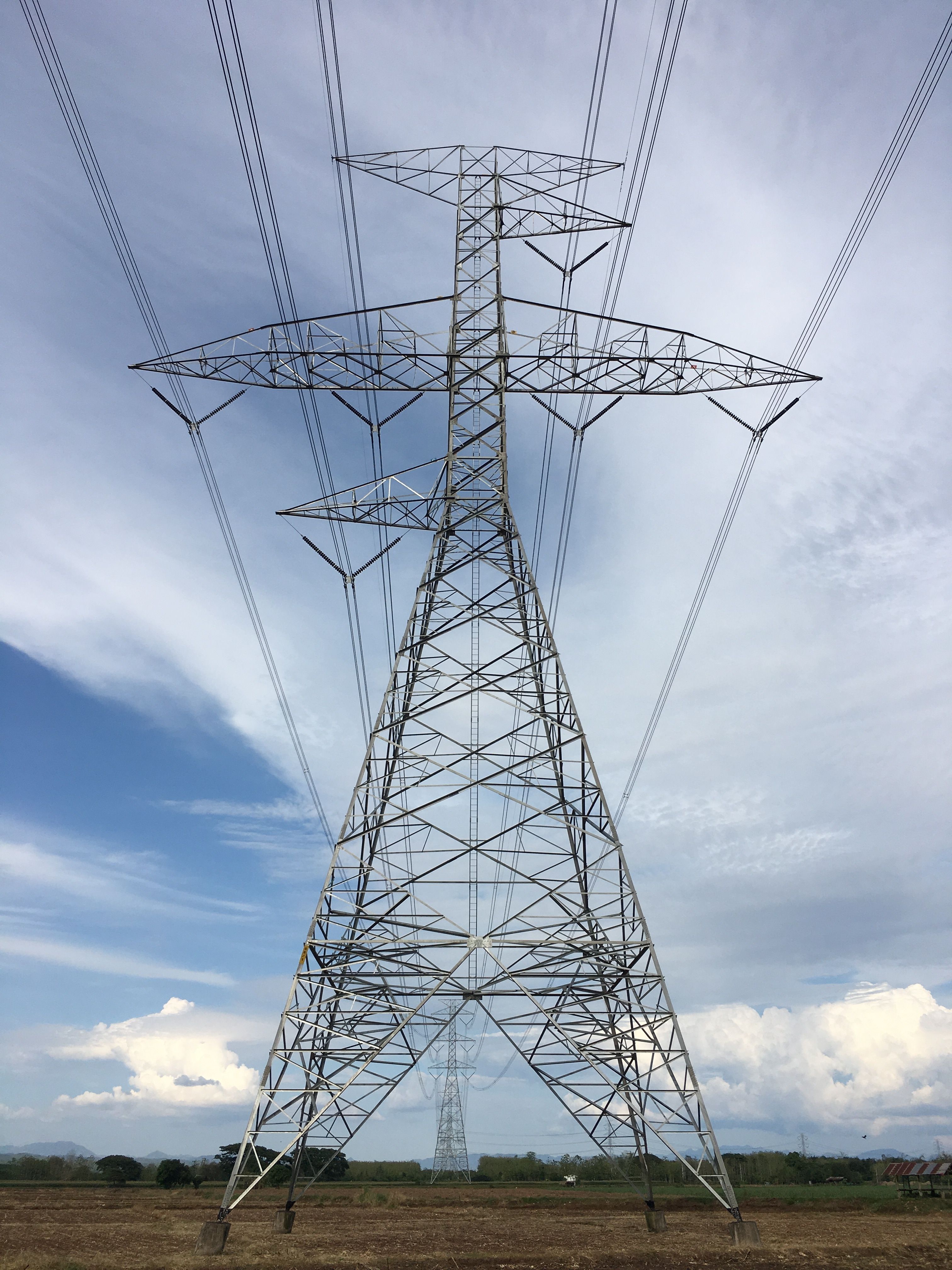 Electricity Pylon in Field · Free Stock Photo