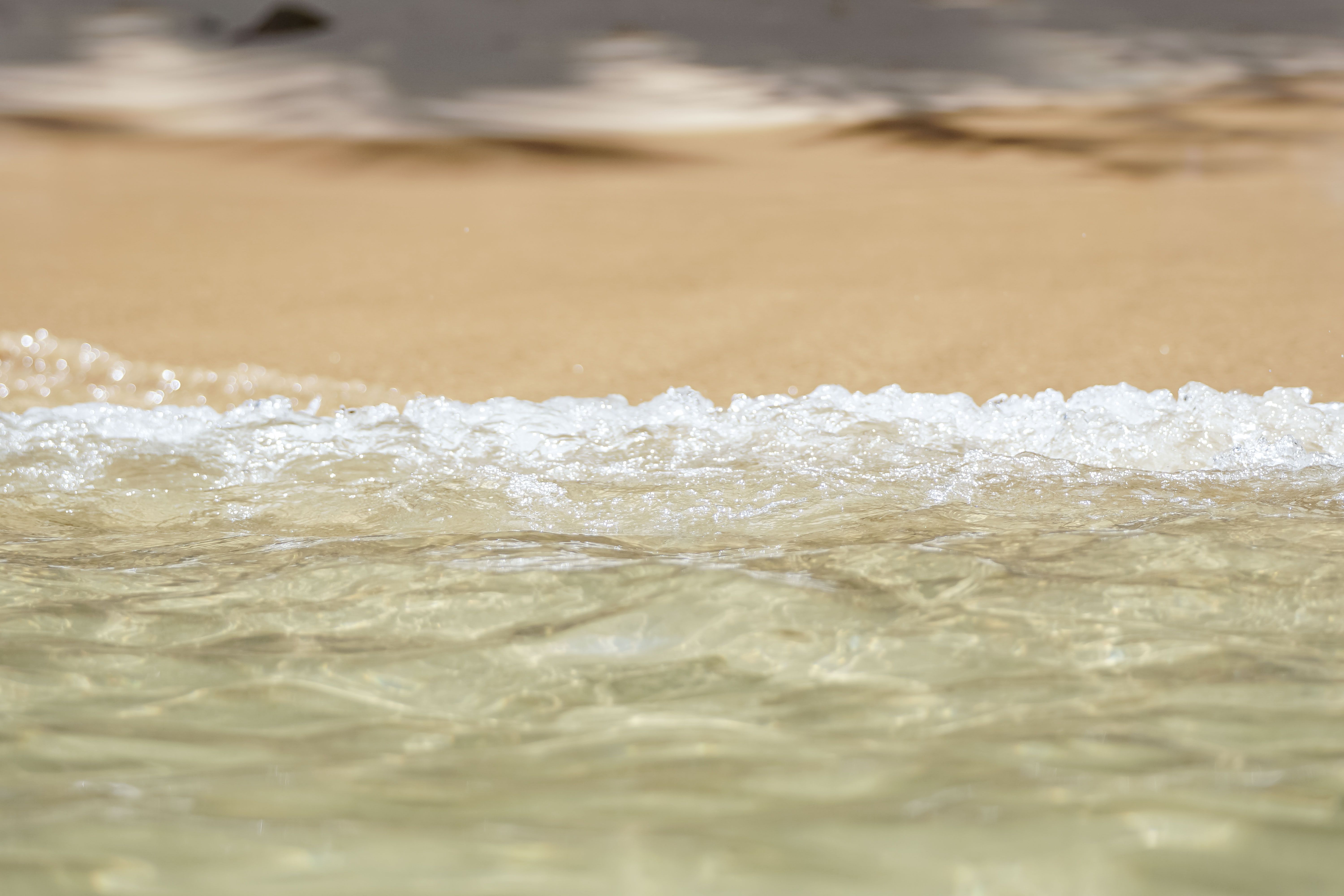 Water on the Shore · Free Stock Photo