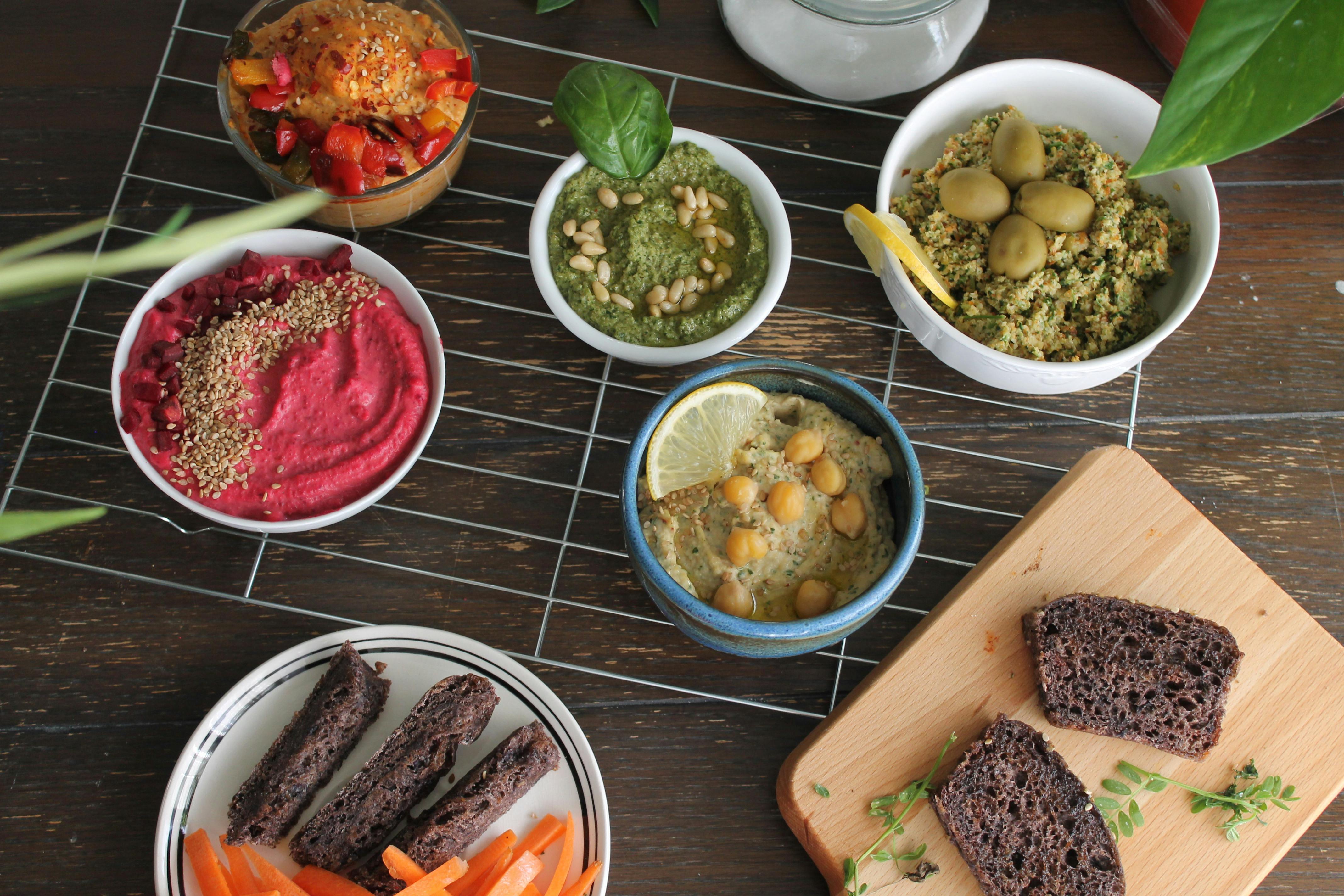 Dishes in Bowls on Table · Free Stock Photo