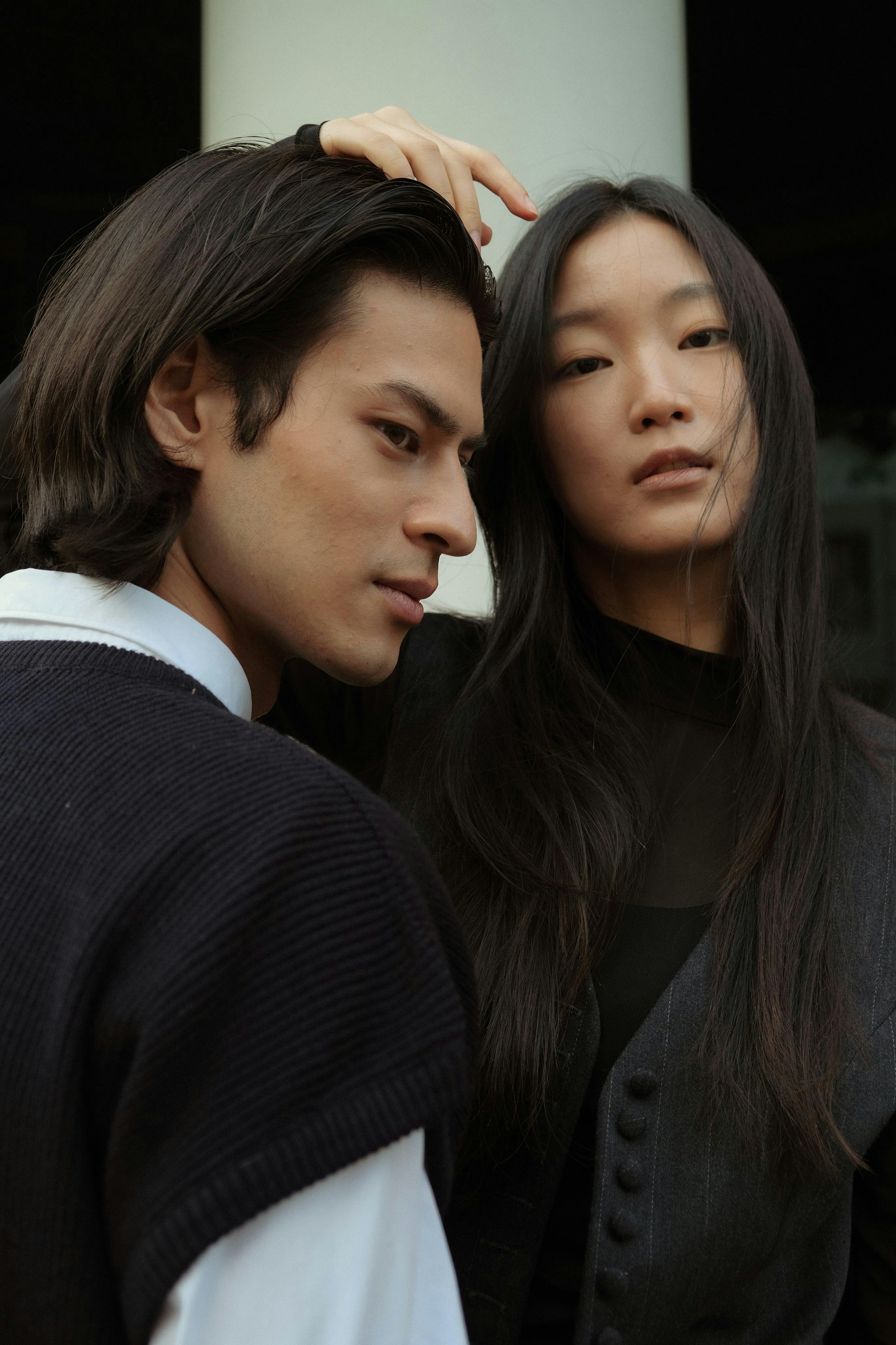 Female and Male Models Posing · Free Stock Photo