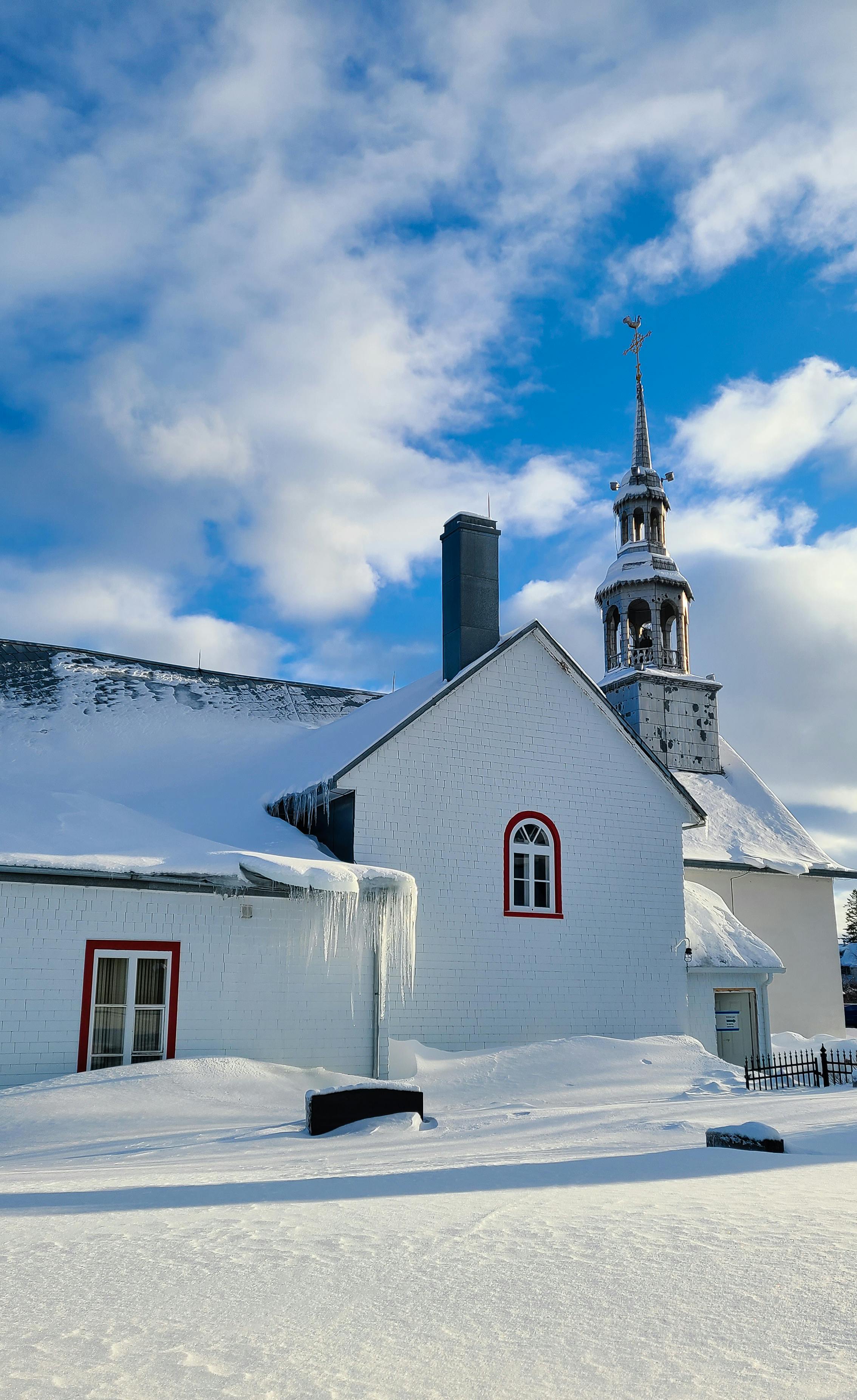 A Snow Covered Church · Free Stock Photo