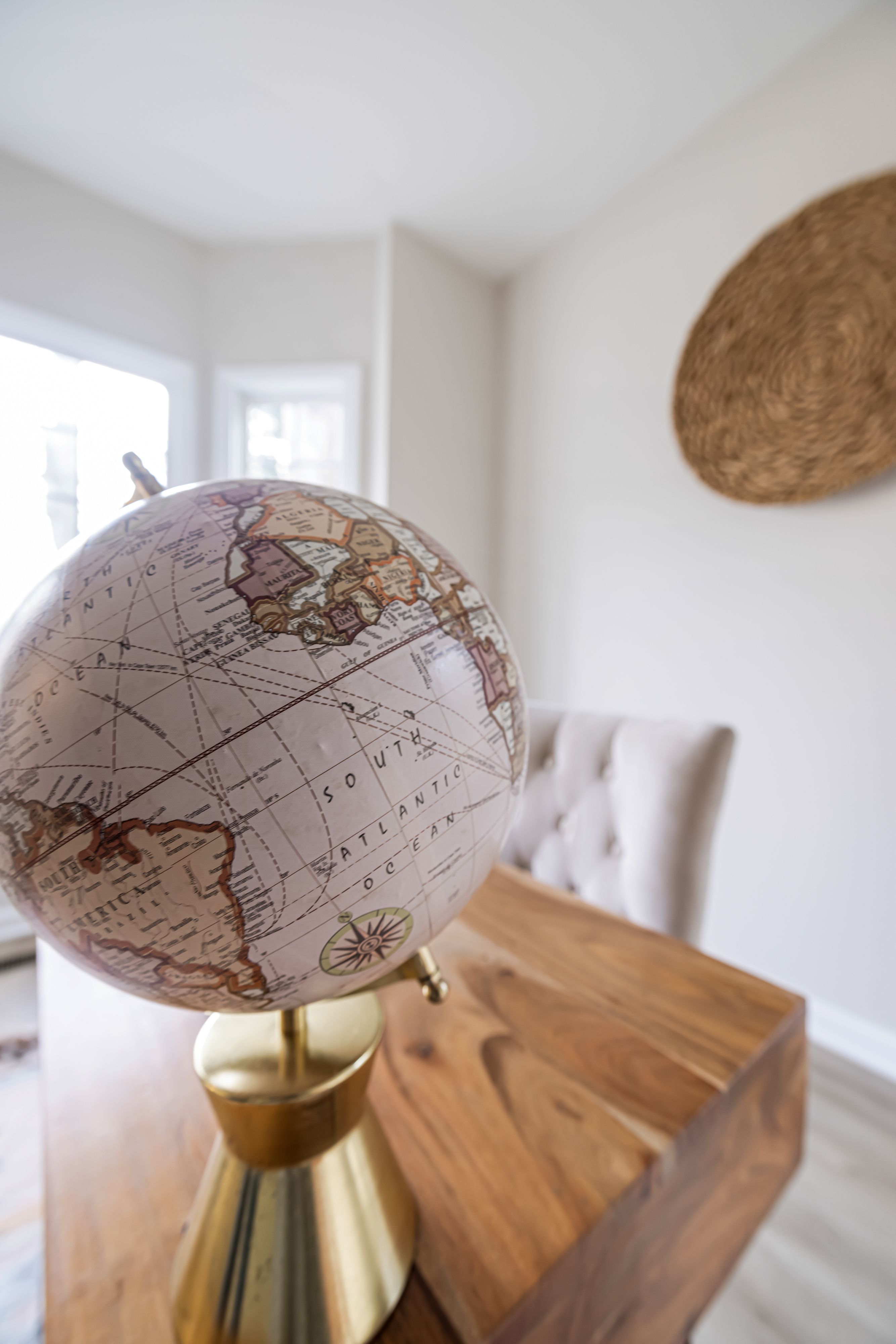 A Globe on the Wooden Table · Free Stock Photo