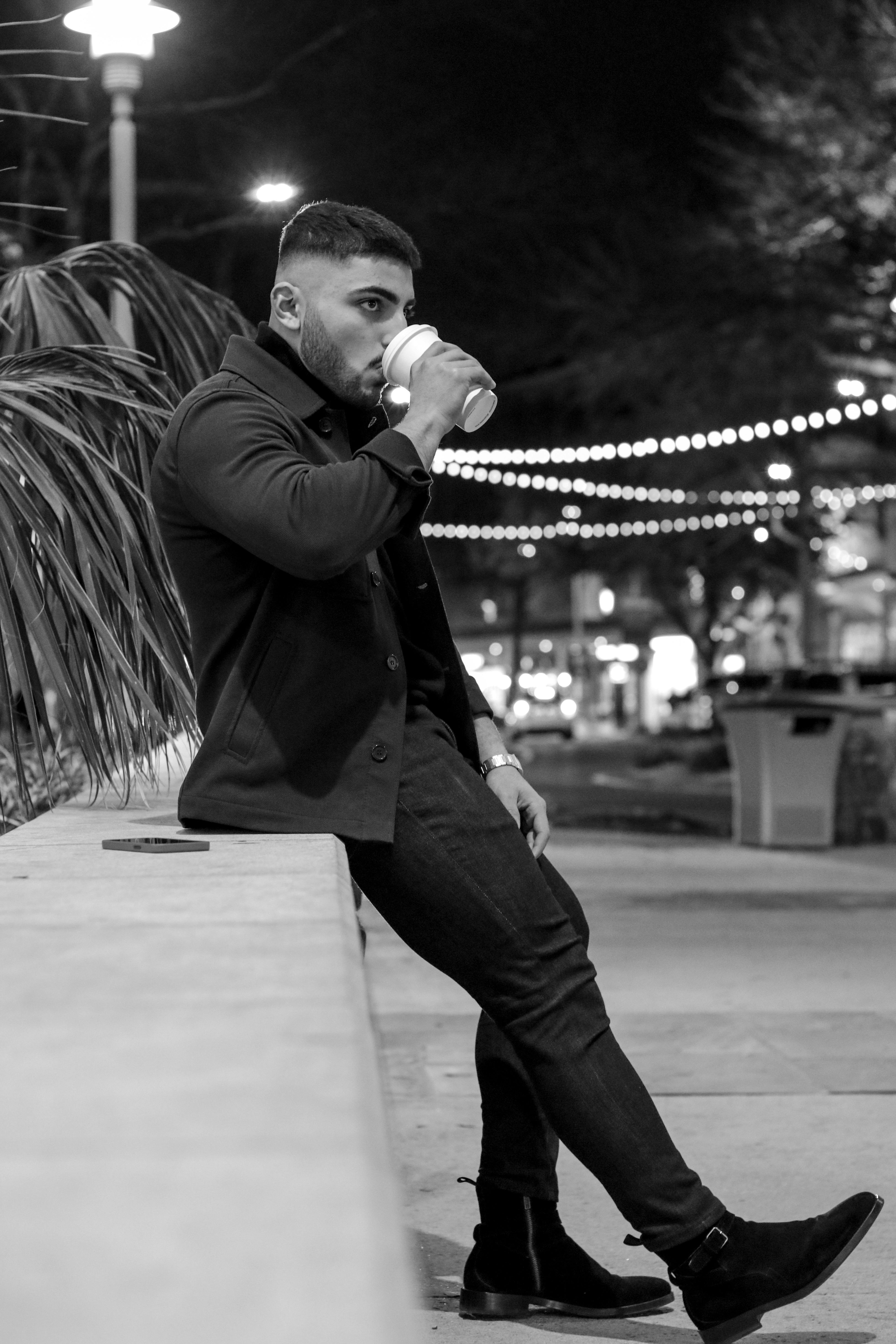 Photo of a Man Looking Down · Free Stock Photo