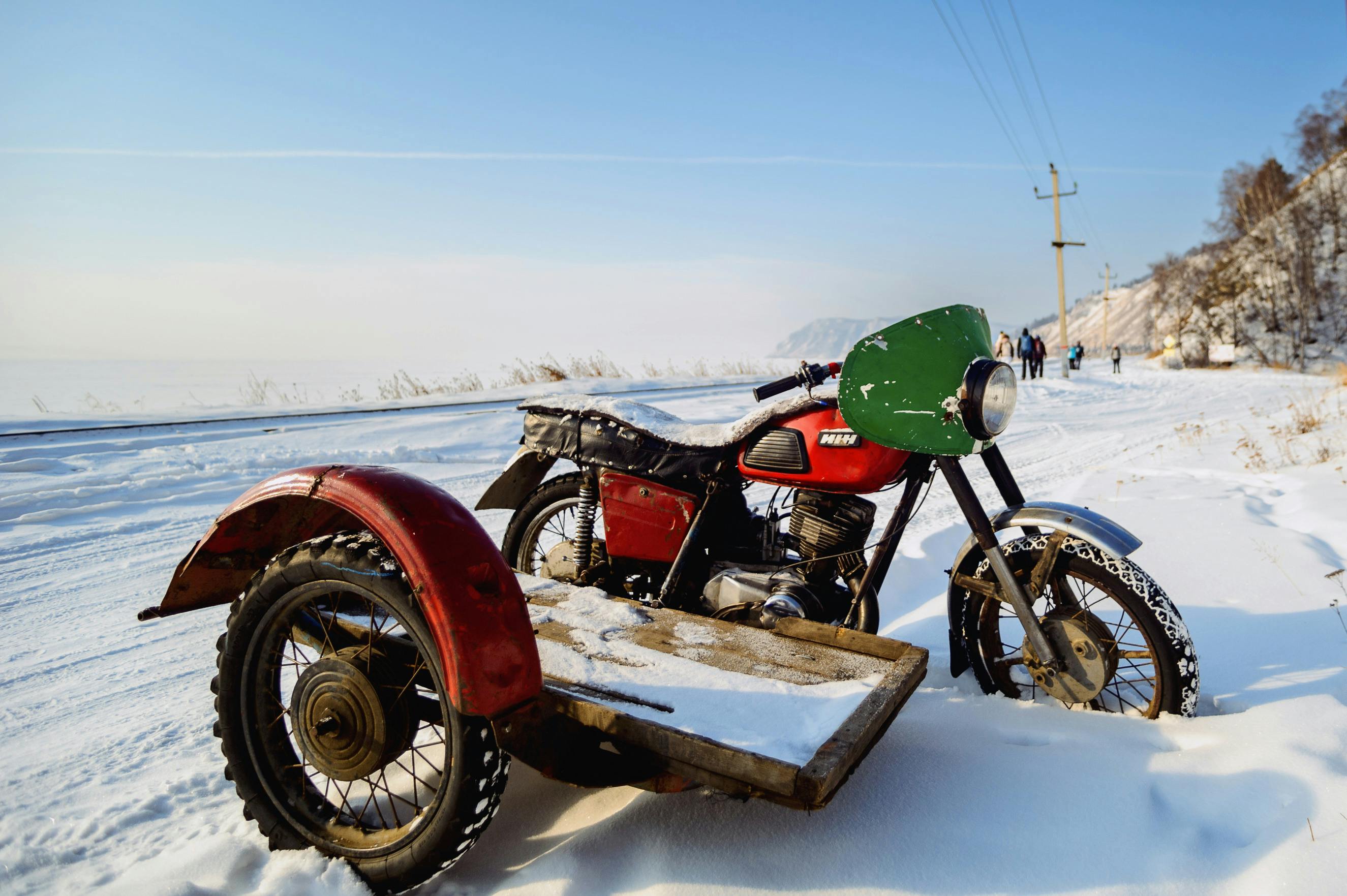 Motorcycle In Snow Photos, Download The BEST Free Motorcycle In Snow ...