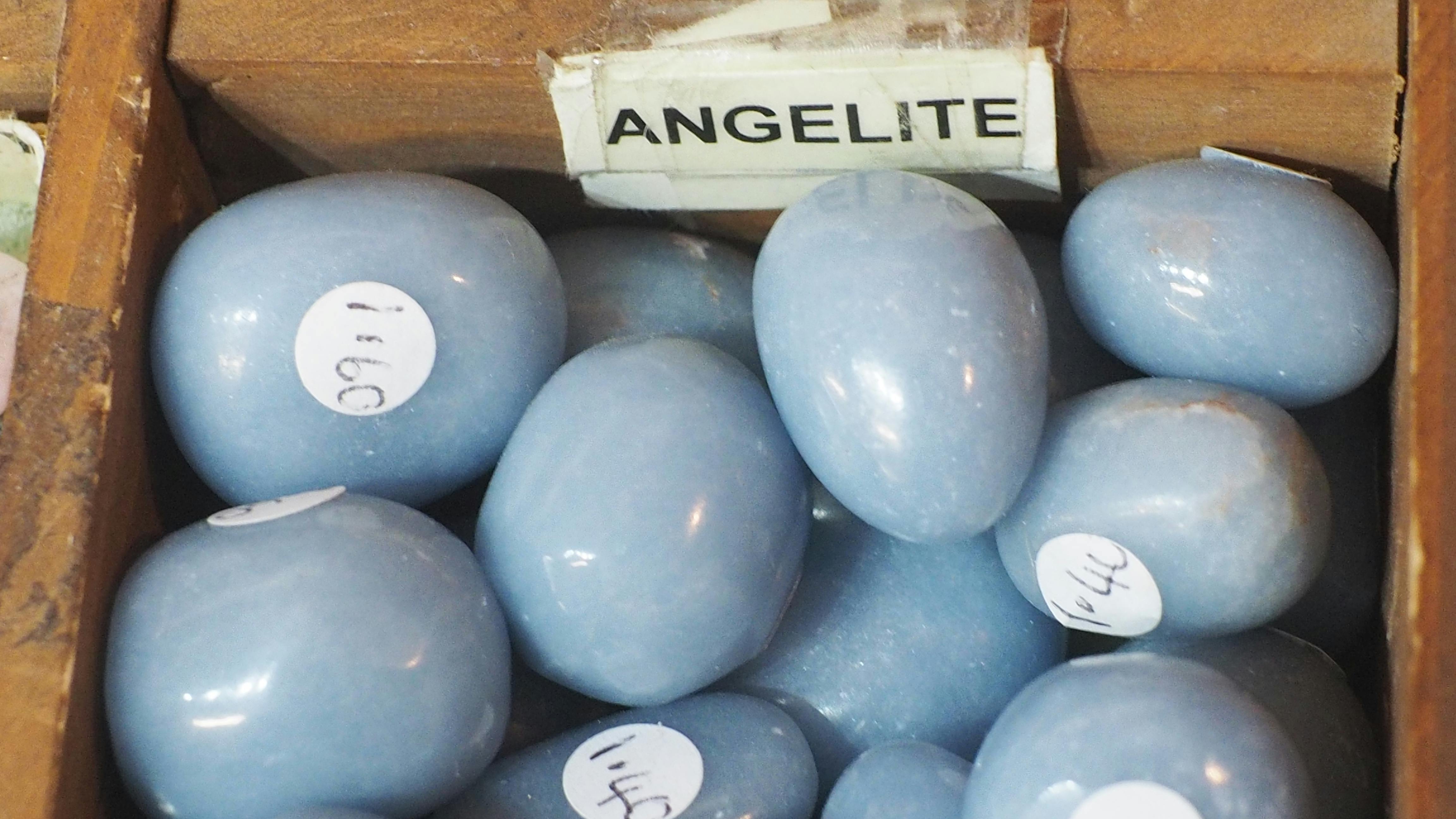 Free stock photo of angelite, blue gems, crystal