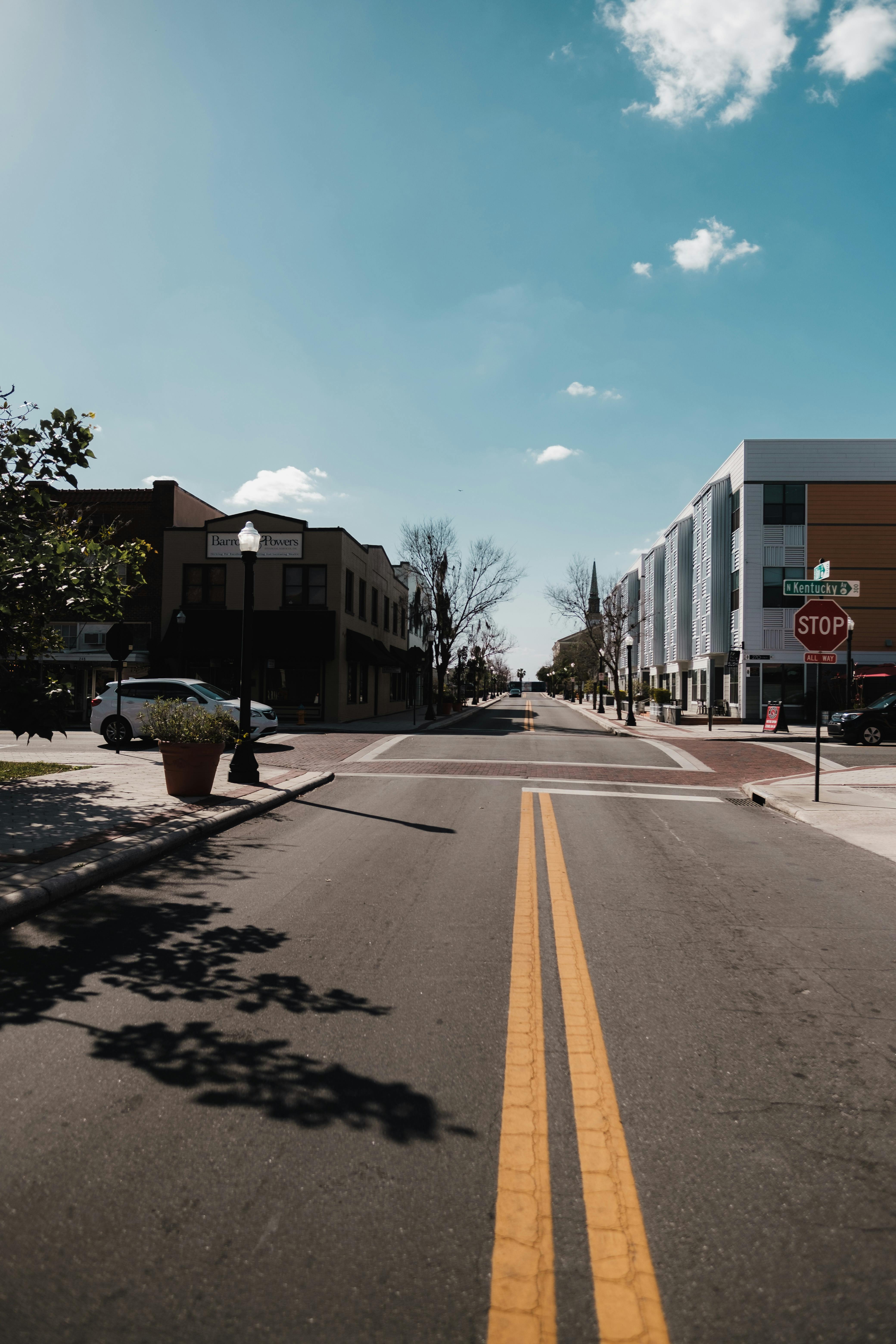 A Road in a Town · Free Stock Photo