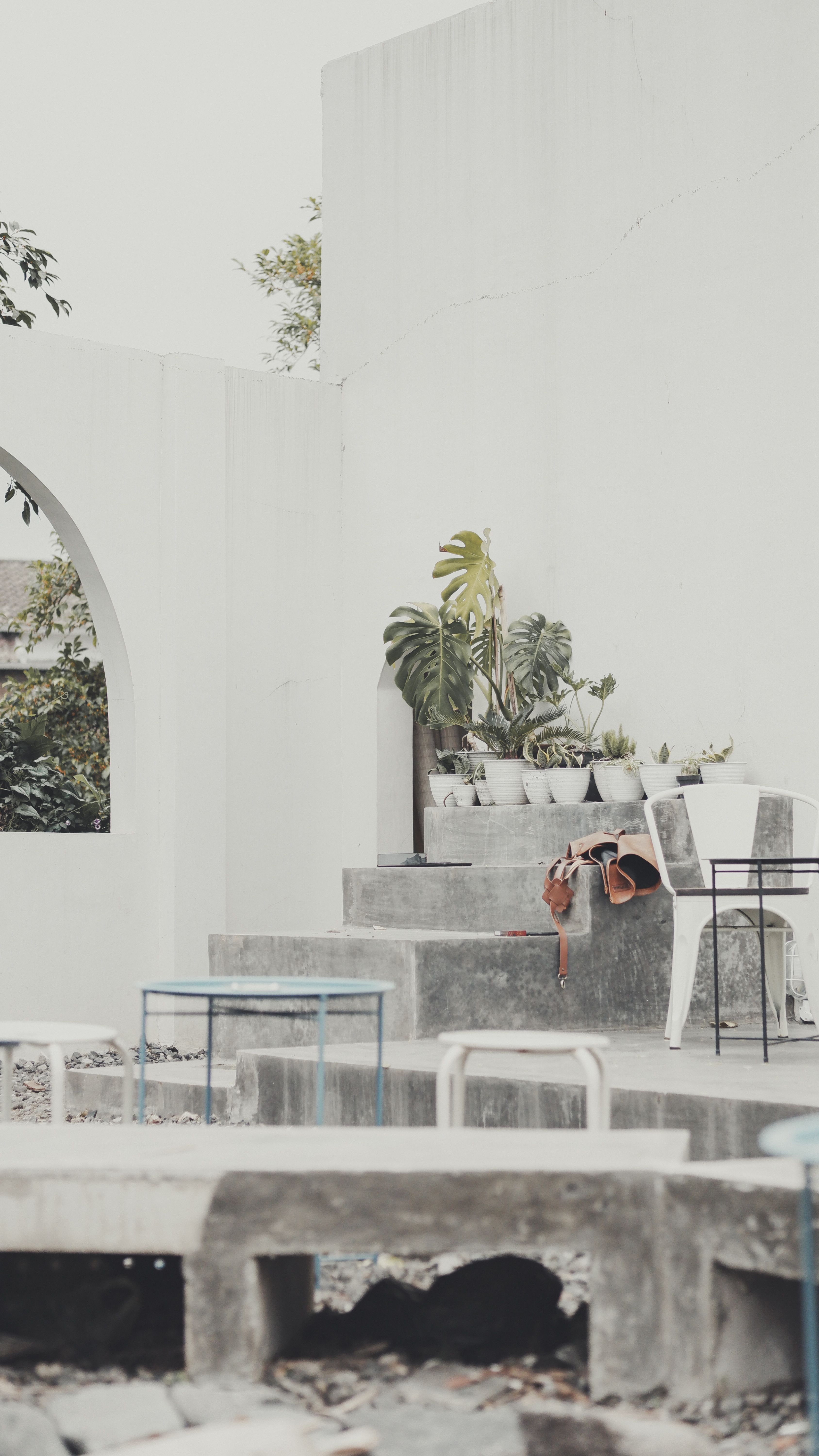 Outdoor Sitting in Rain · Free Stock Photo